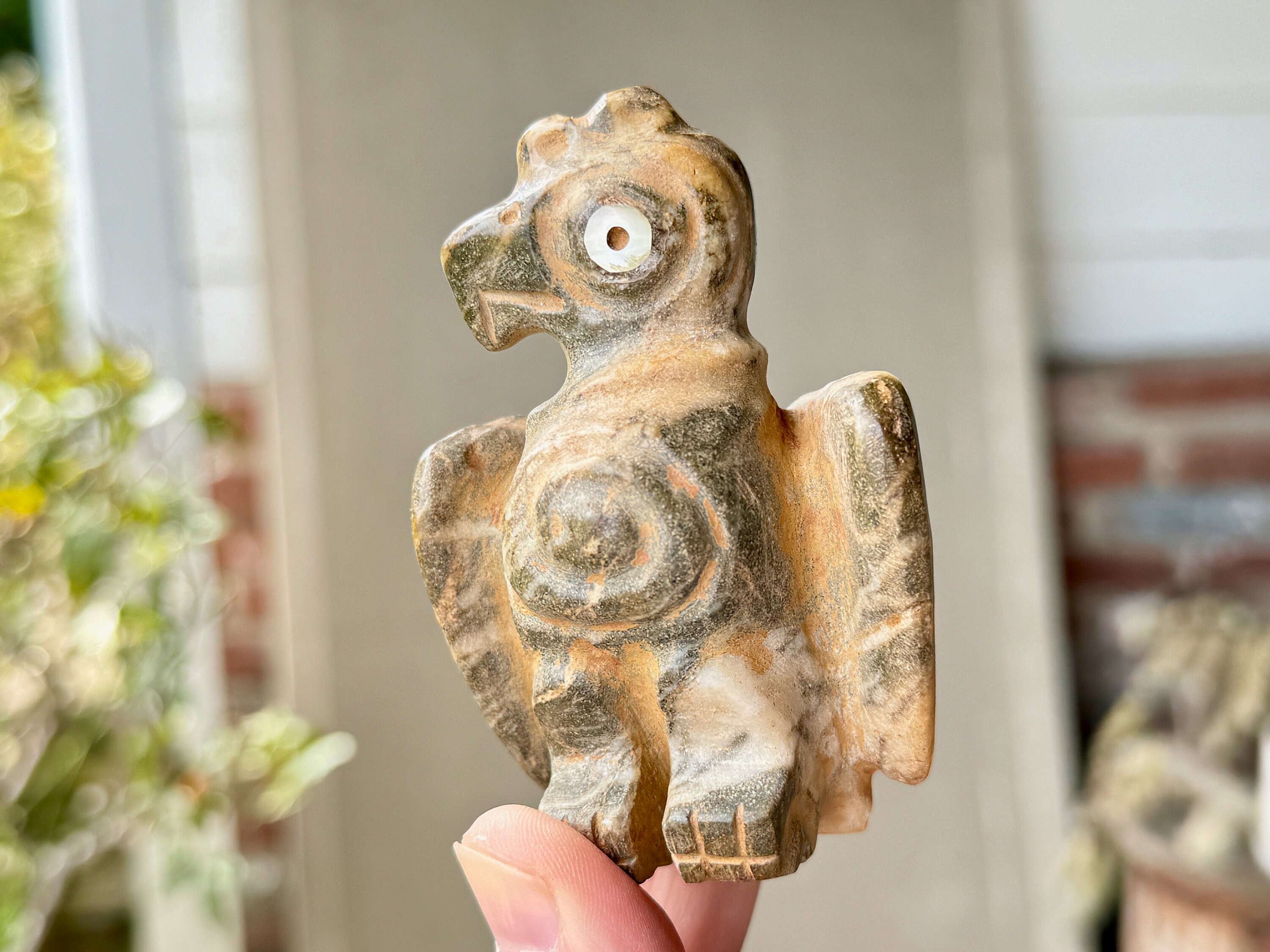 Incan Condor Statue by Peruvian Artist Ruben Layme, Andean Condor Totem ...