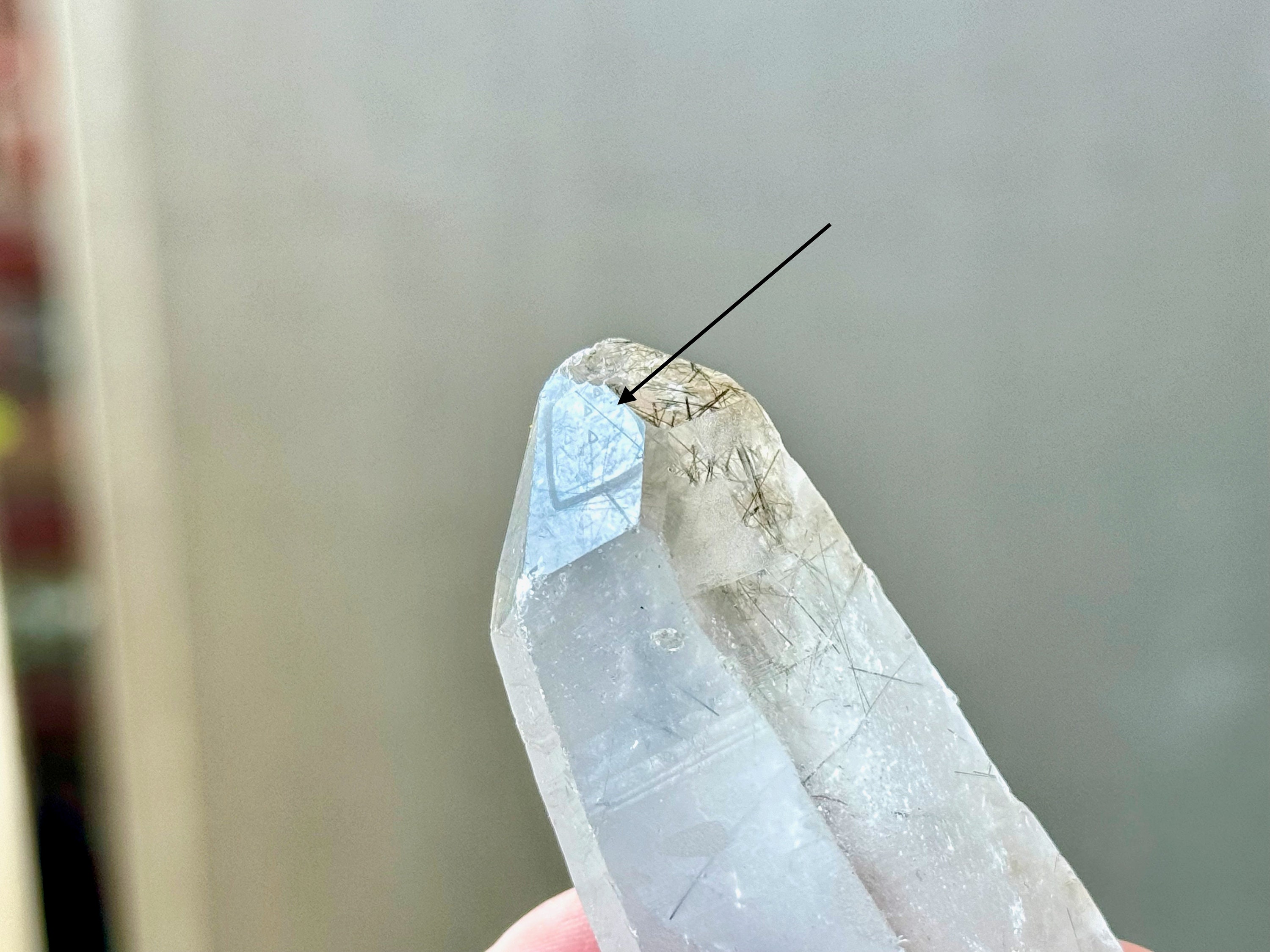 Quartz Crystal with Record Keepers and Black Tourmaline Inclusions ...