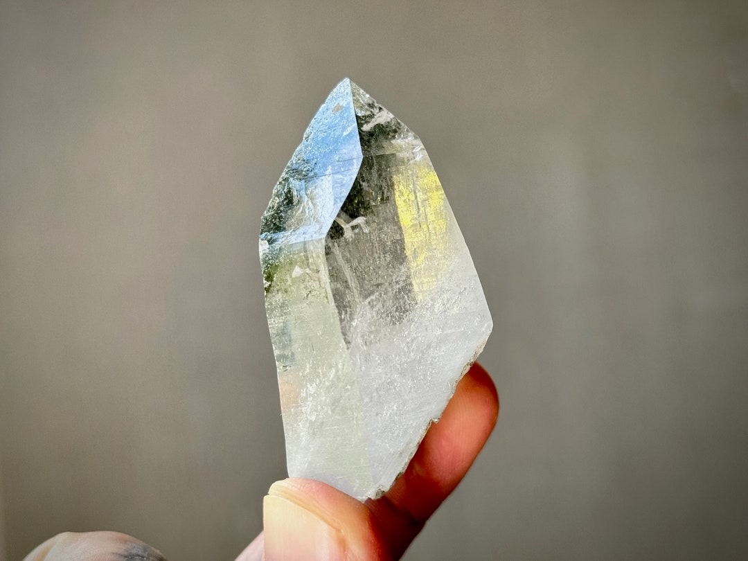 Himalayan Quartz Crystal With Green Chlorite, 64g, New Find, High ...