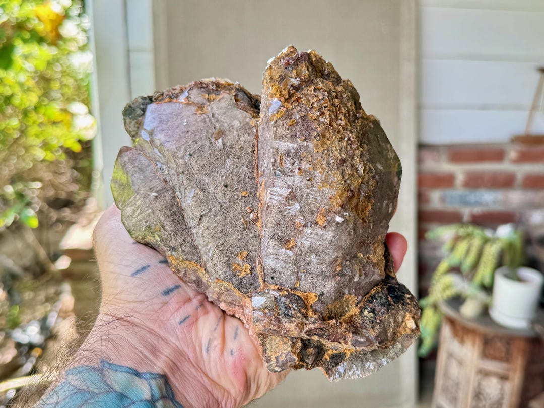 Shaman's Dream Quartz, Tantric Twin Formation With Sandy Lodolite ...