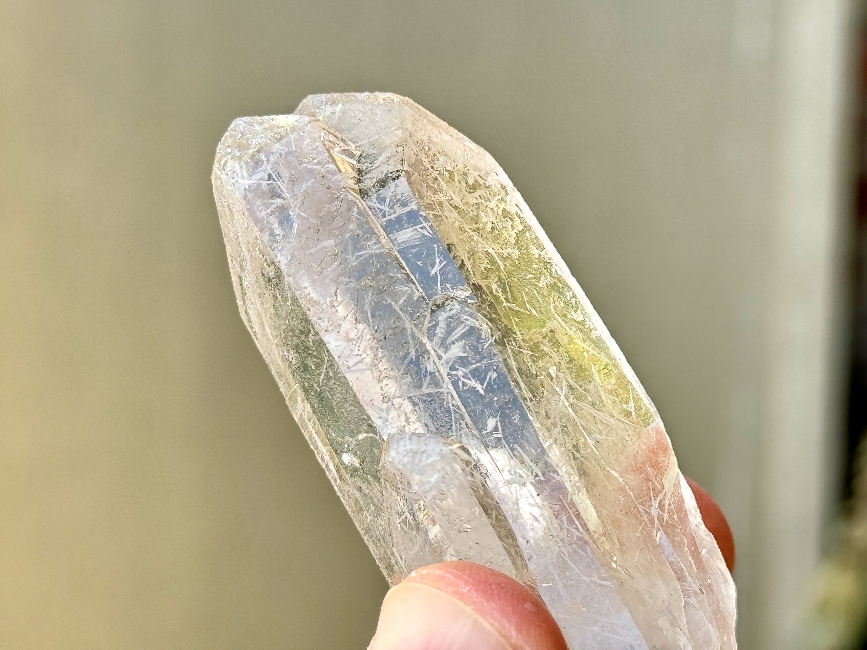 Starbrary Quartz Crystal with Unique Inclusions, Tantric Twin with ...