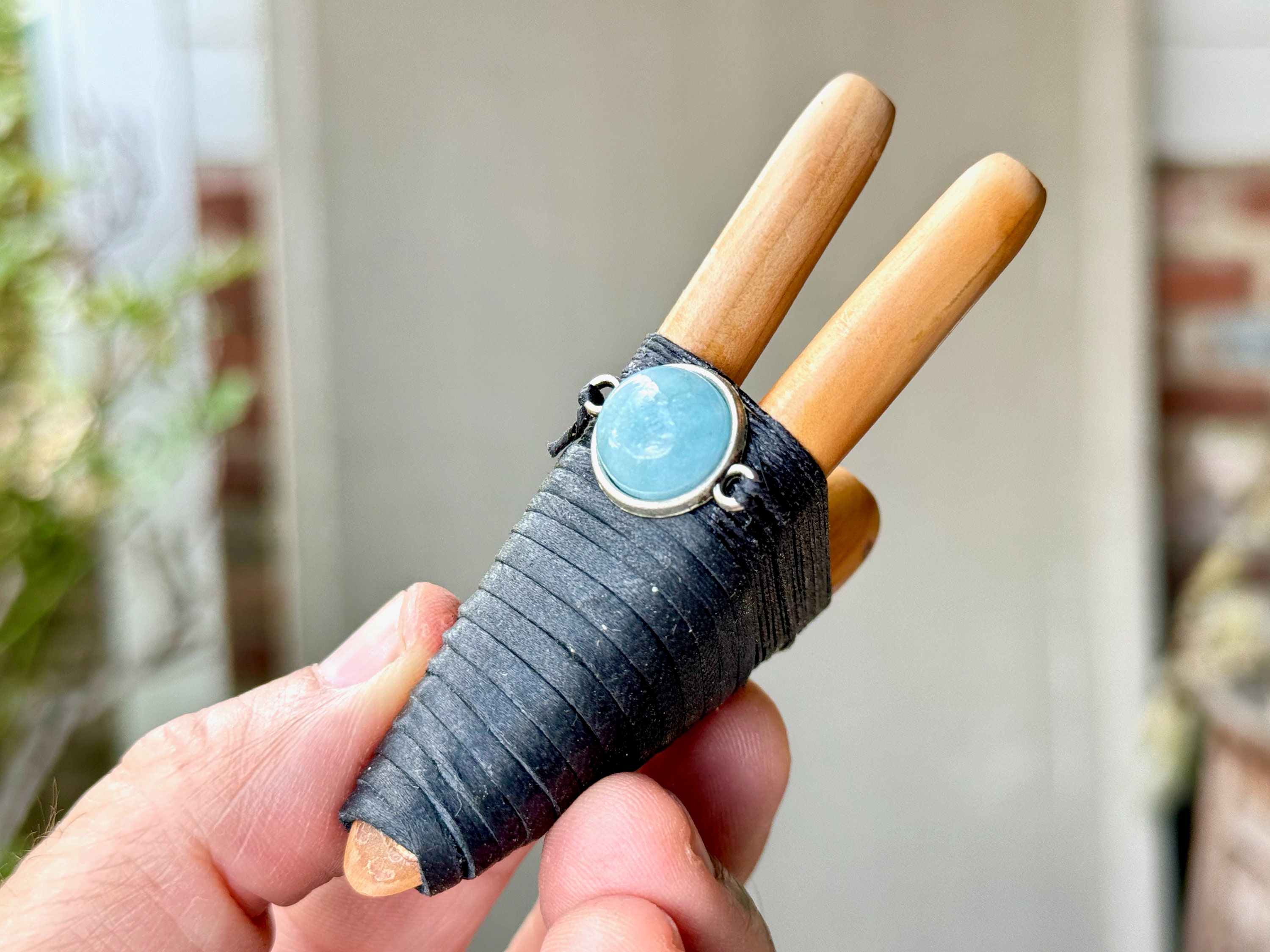 Double Kuripe Pipe, Handcrafted Natural Wood Double Barrel Kuripe with ...