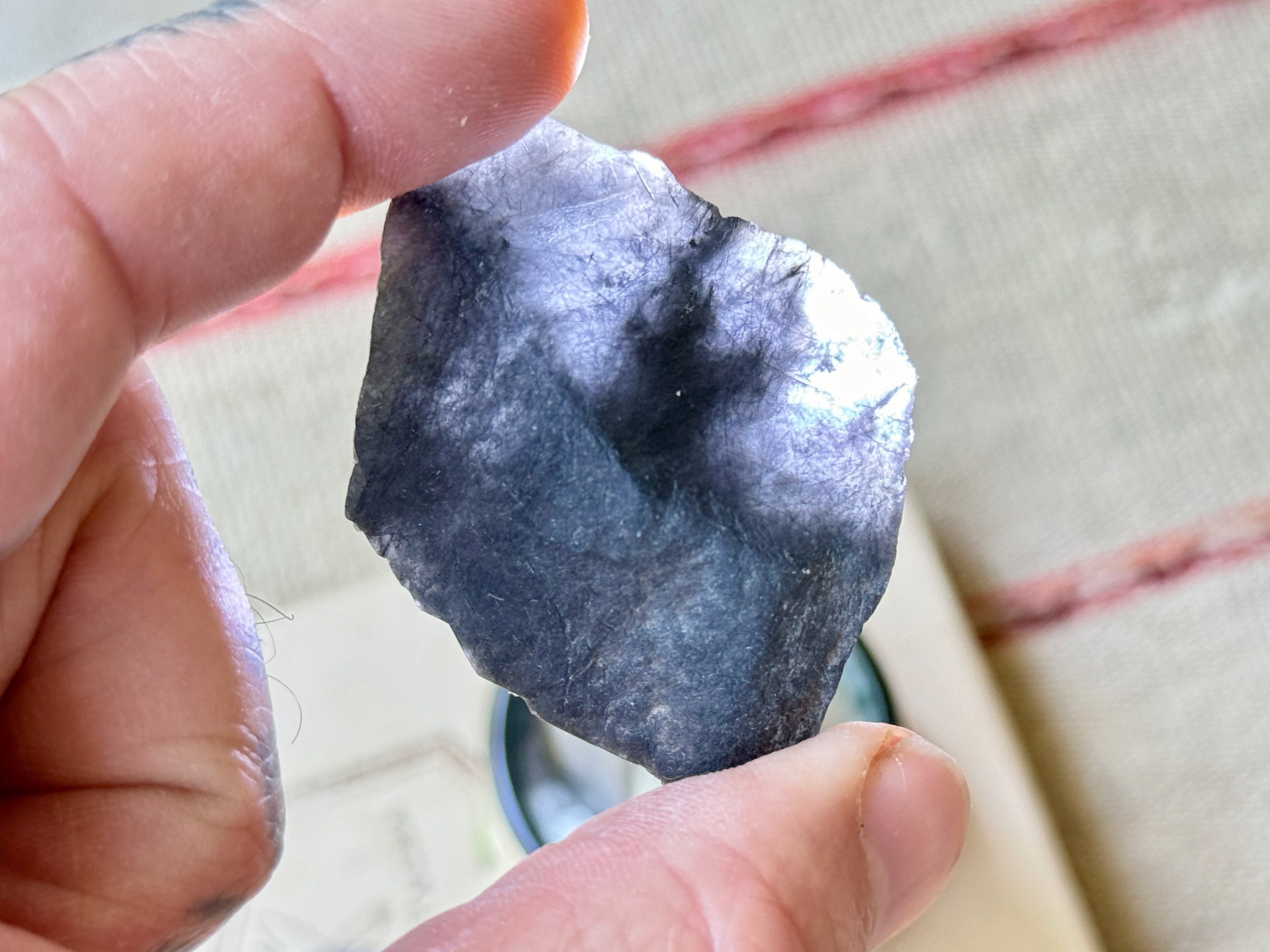 Blue Tara Nightshade Quartz with Vibrant Blue Riebeckite Inclusions ...