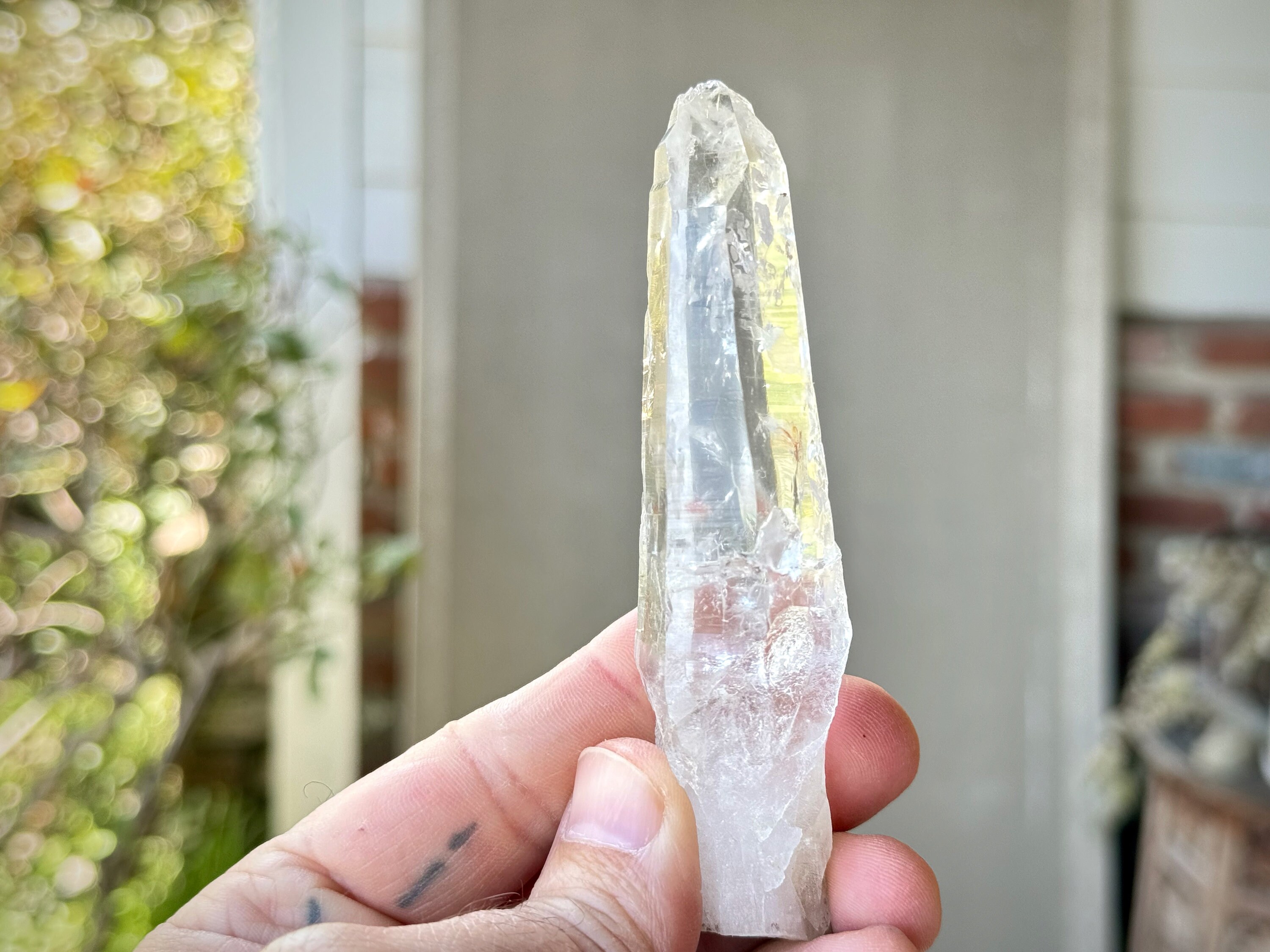 Lightning Strike Laser Quartz with Water Clear Clarity, Rare Find ...