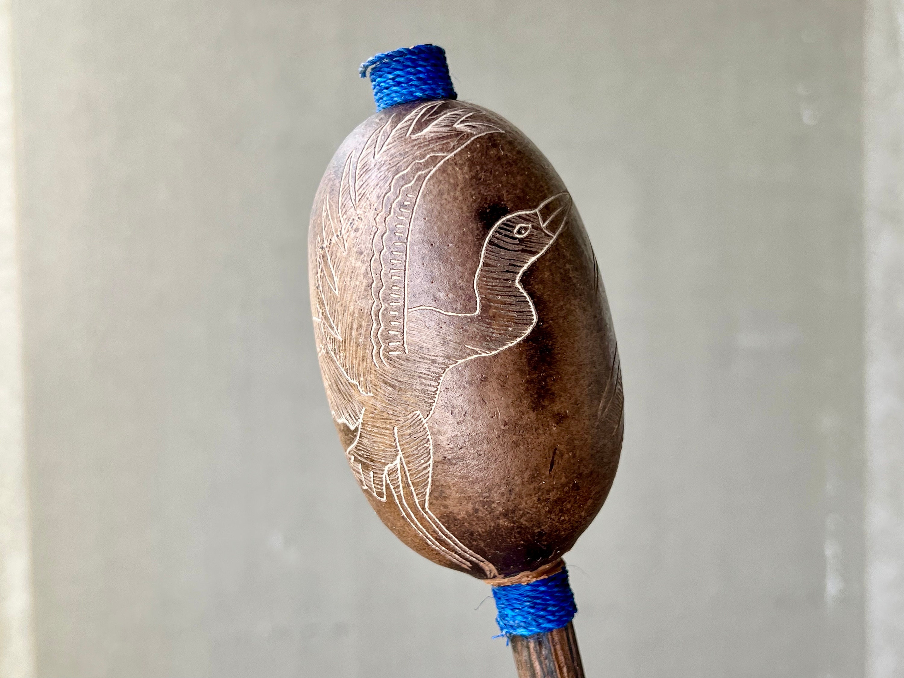 Shaman Rattle, Traditional Shipibo Rattle for Shamanic Plant Medicine ...