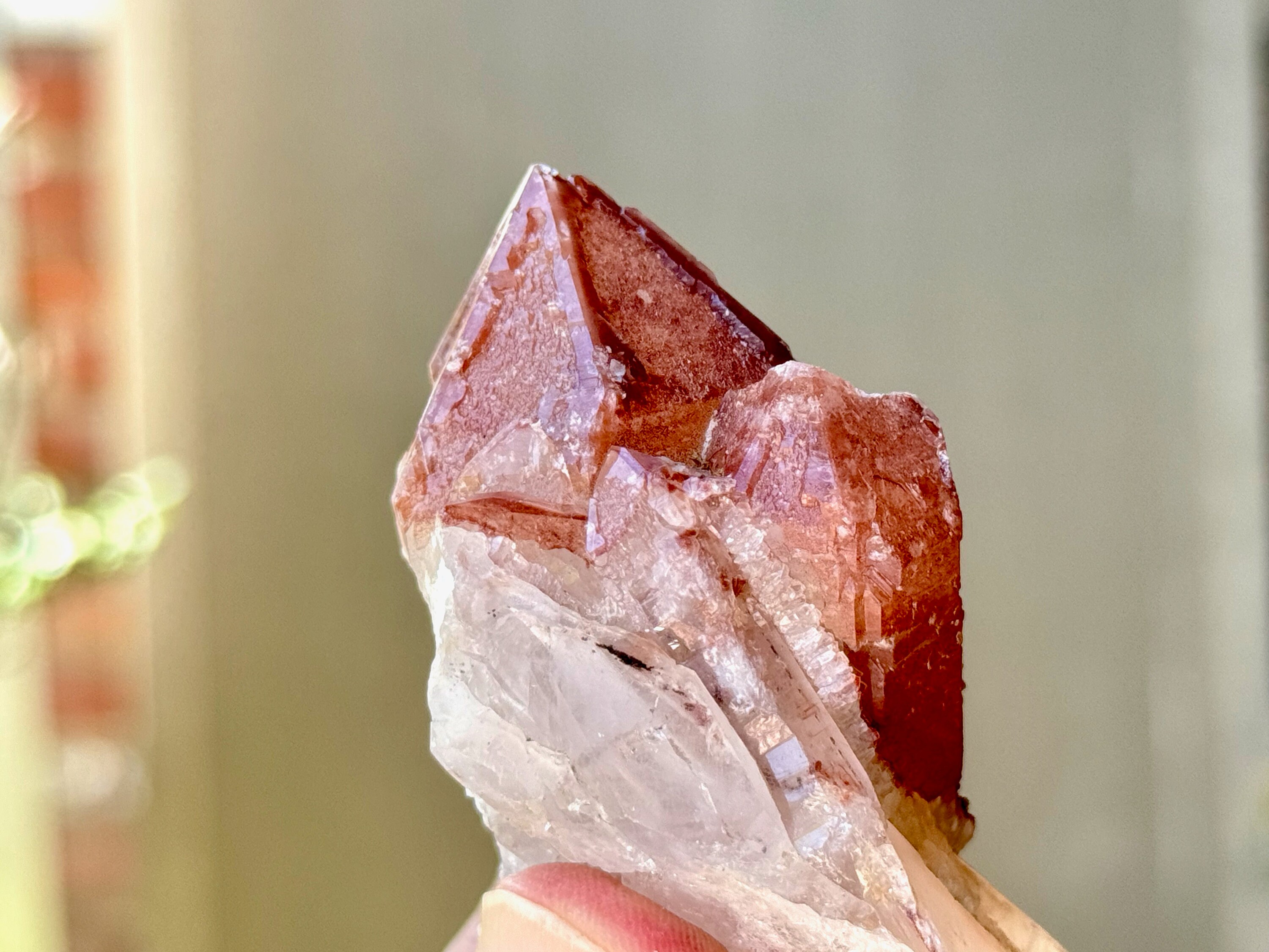 Red Dragon Quartz with Vibrant Pink Inclusions, New Find, Calming ...