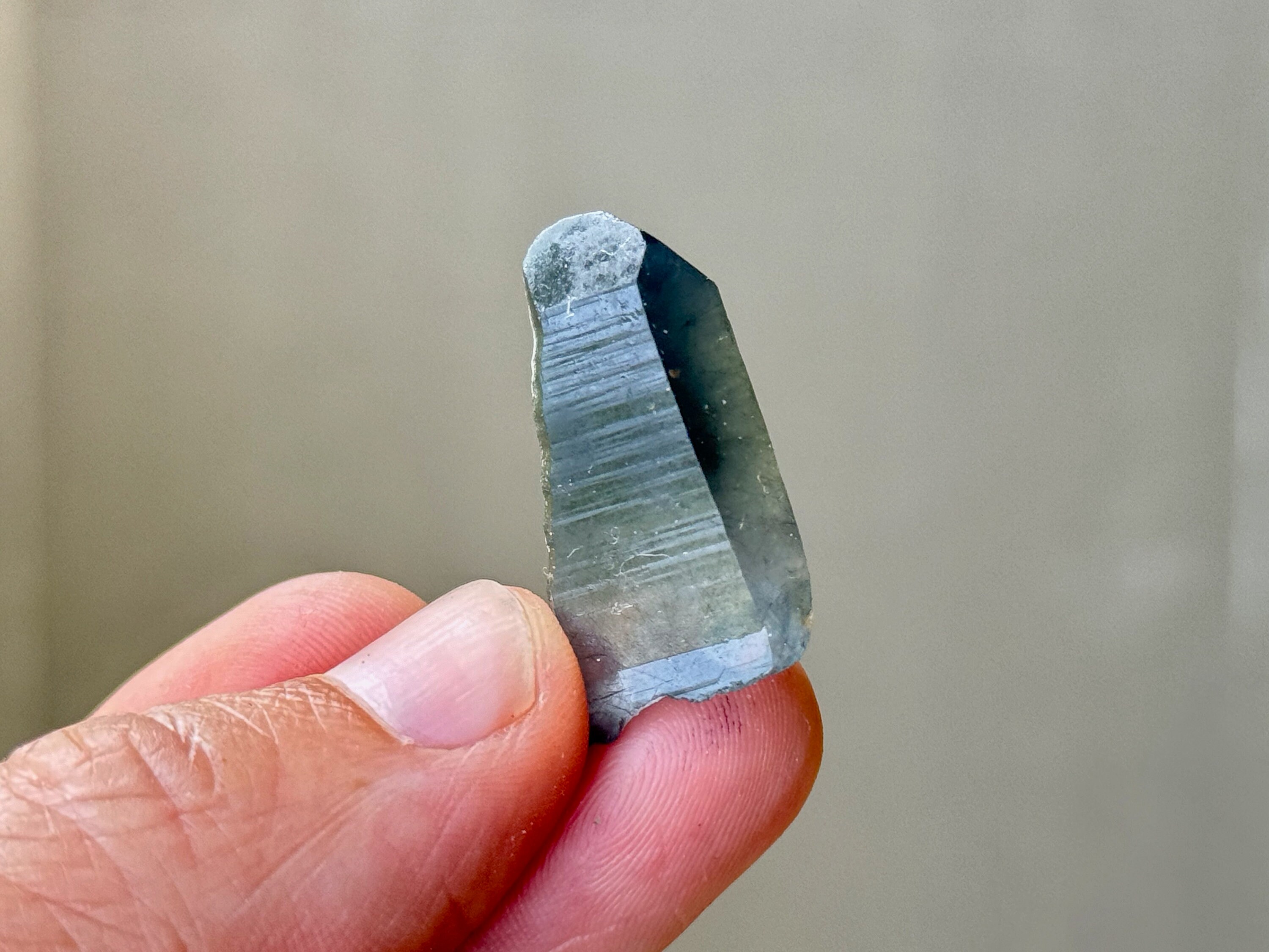 Blue Tara Nightshade Quartz Lot, 6 Pieces with Vibrant Blue Riebeckite ...