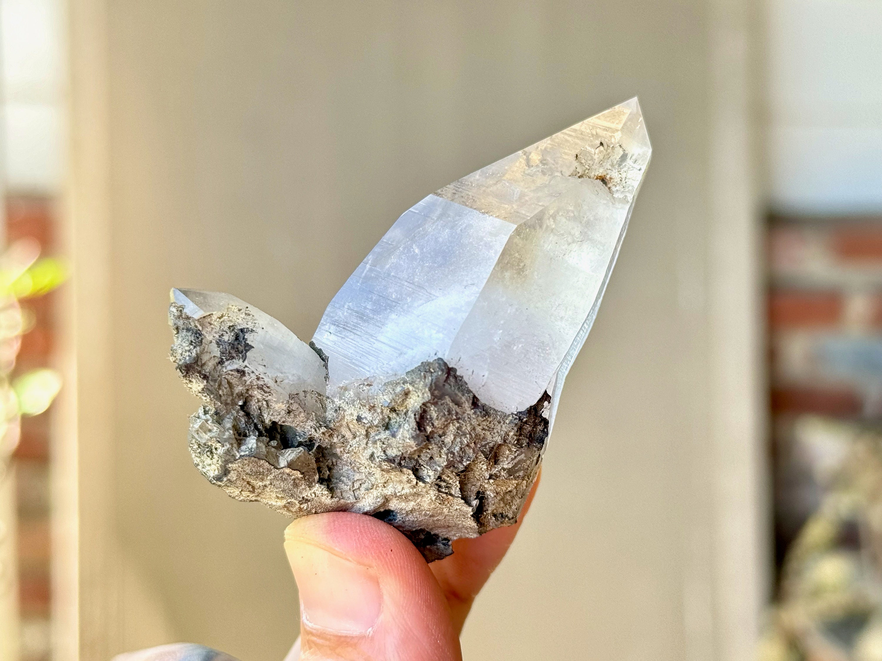Samadhi Quartz with Black Tourmaline Inclusion, New Find, Himalayan ...