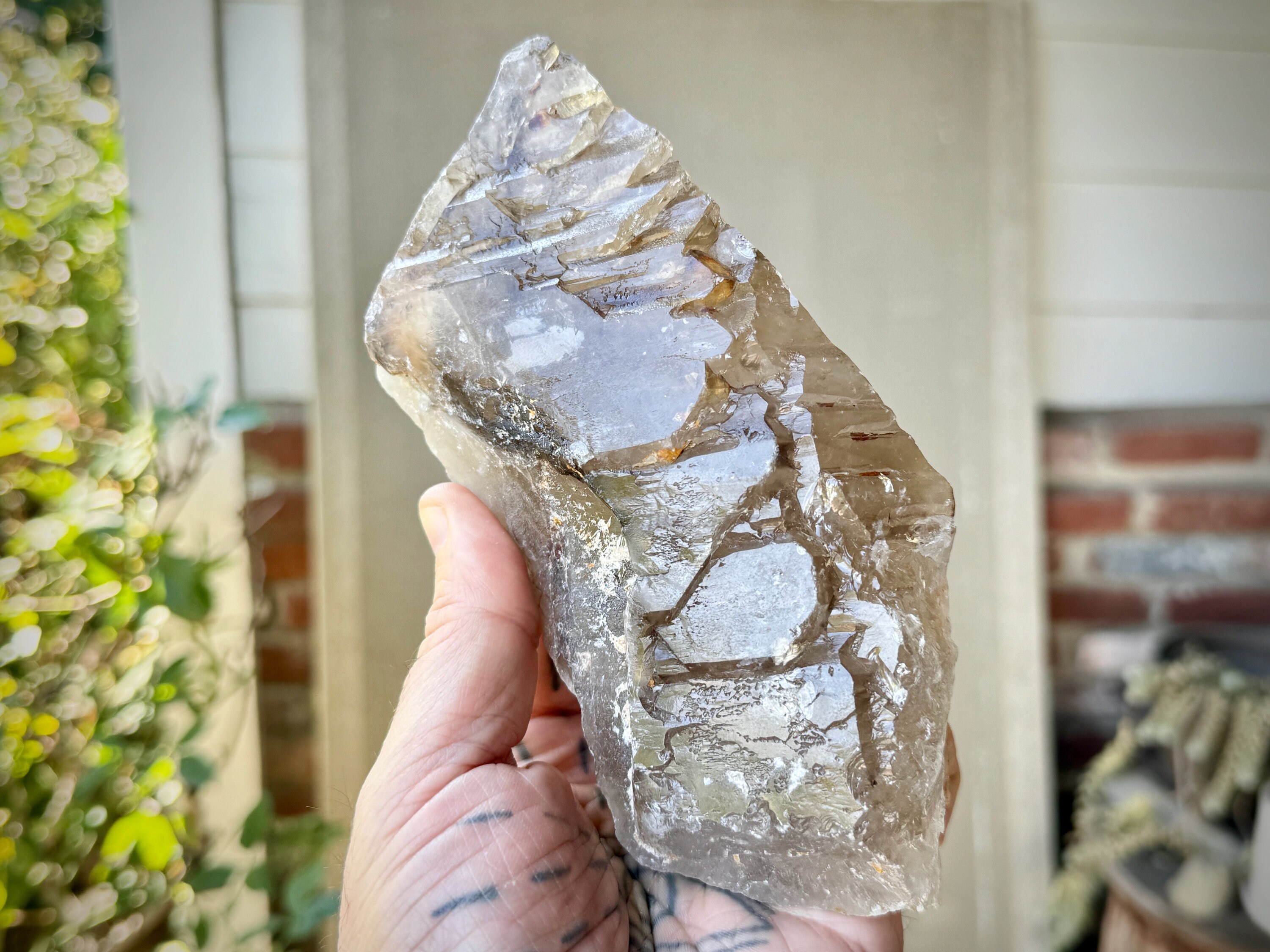 Elestial Smoky Quartz with Jacare Textures from BG3 Locale, Root Chakra ...