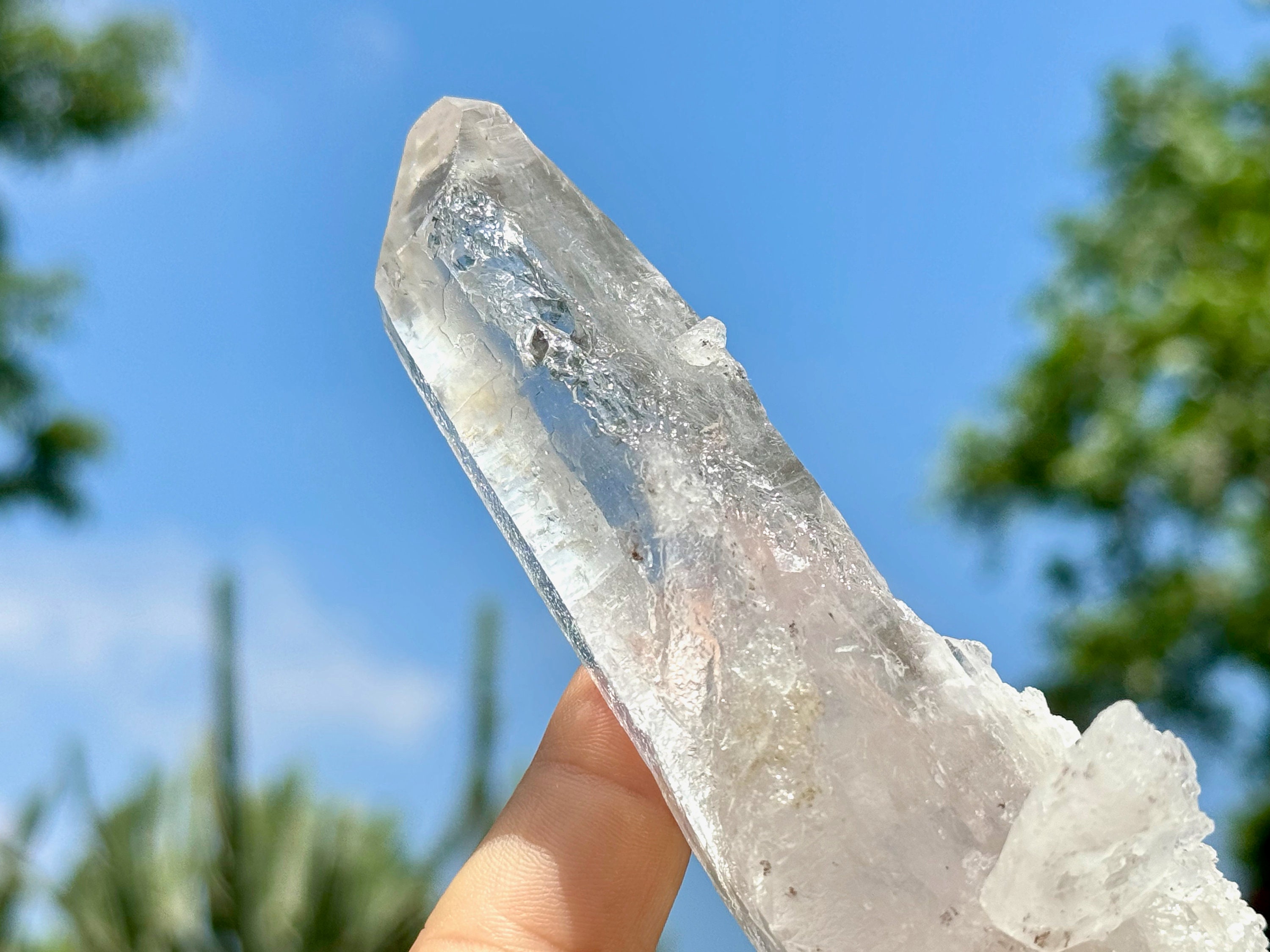 Lightning Strike Laser Quartz, Double Terminated Laser Wand Formation ...