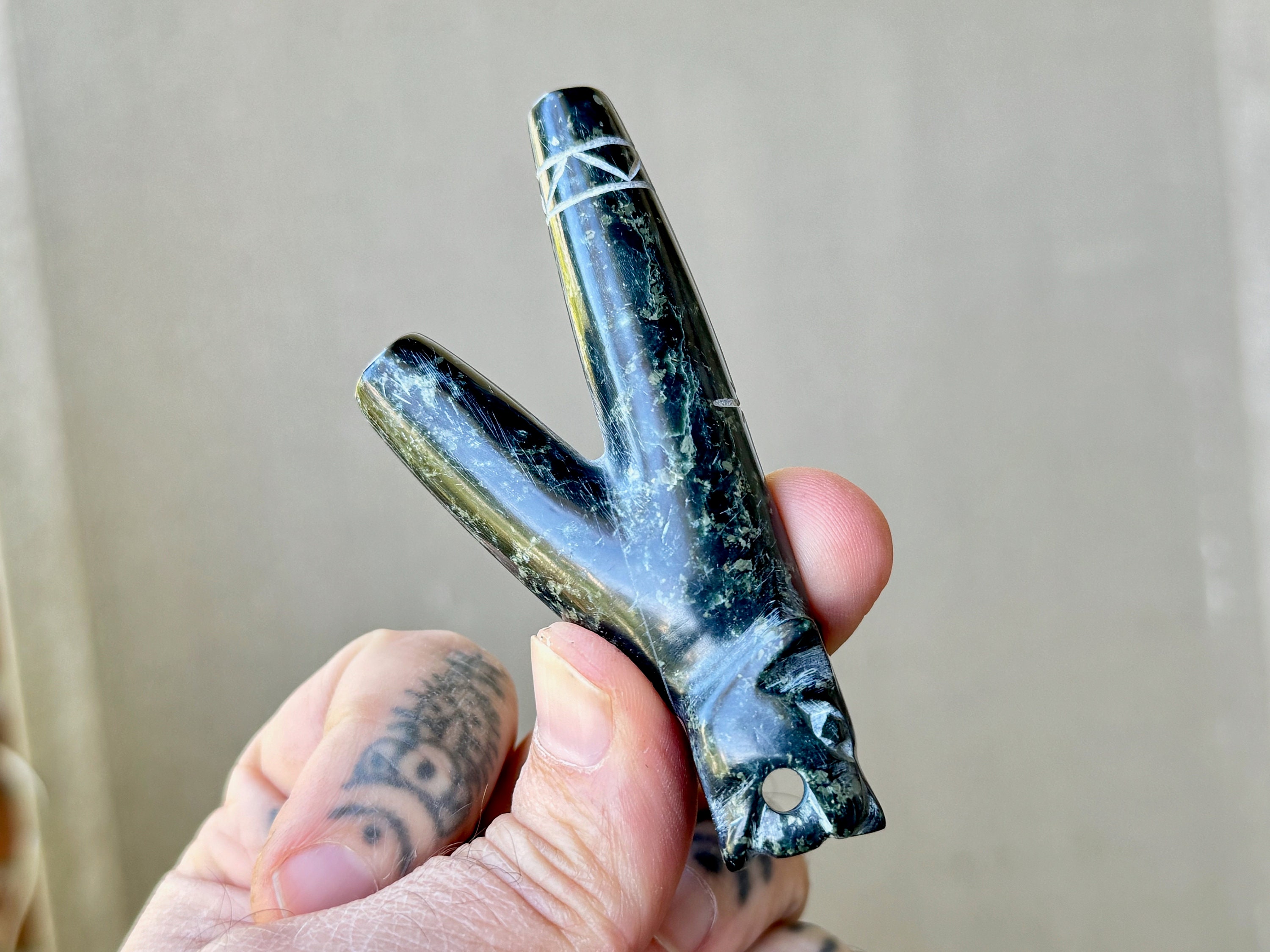 Jaguar Puma Kuripe, Serpentine Stone Kuripe from Peru's Sacred Valley ...