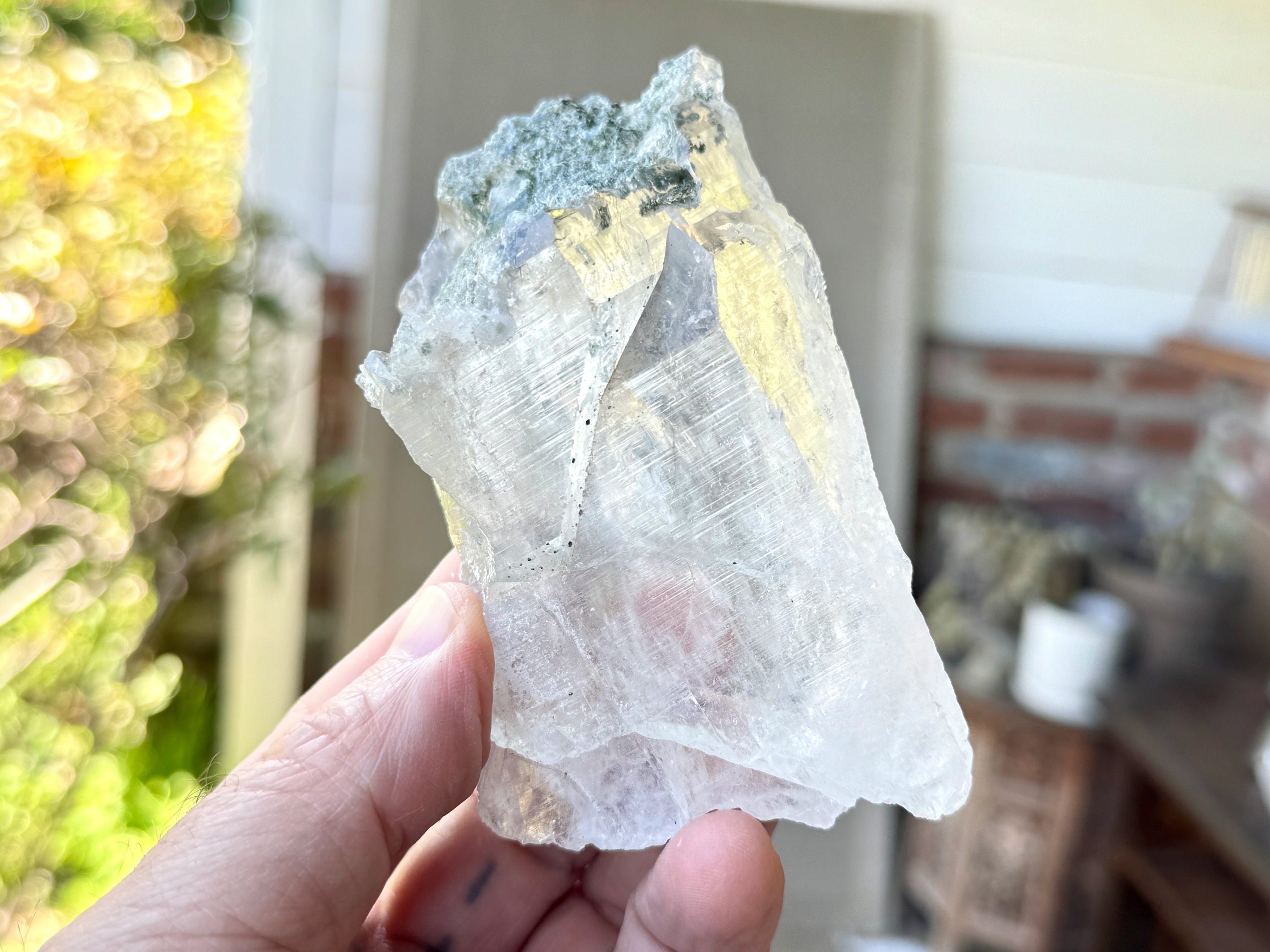 Green Chlorite Himalayan Quartz, 237g, New Find, High Altitude Quartz ...