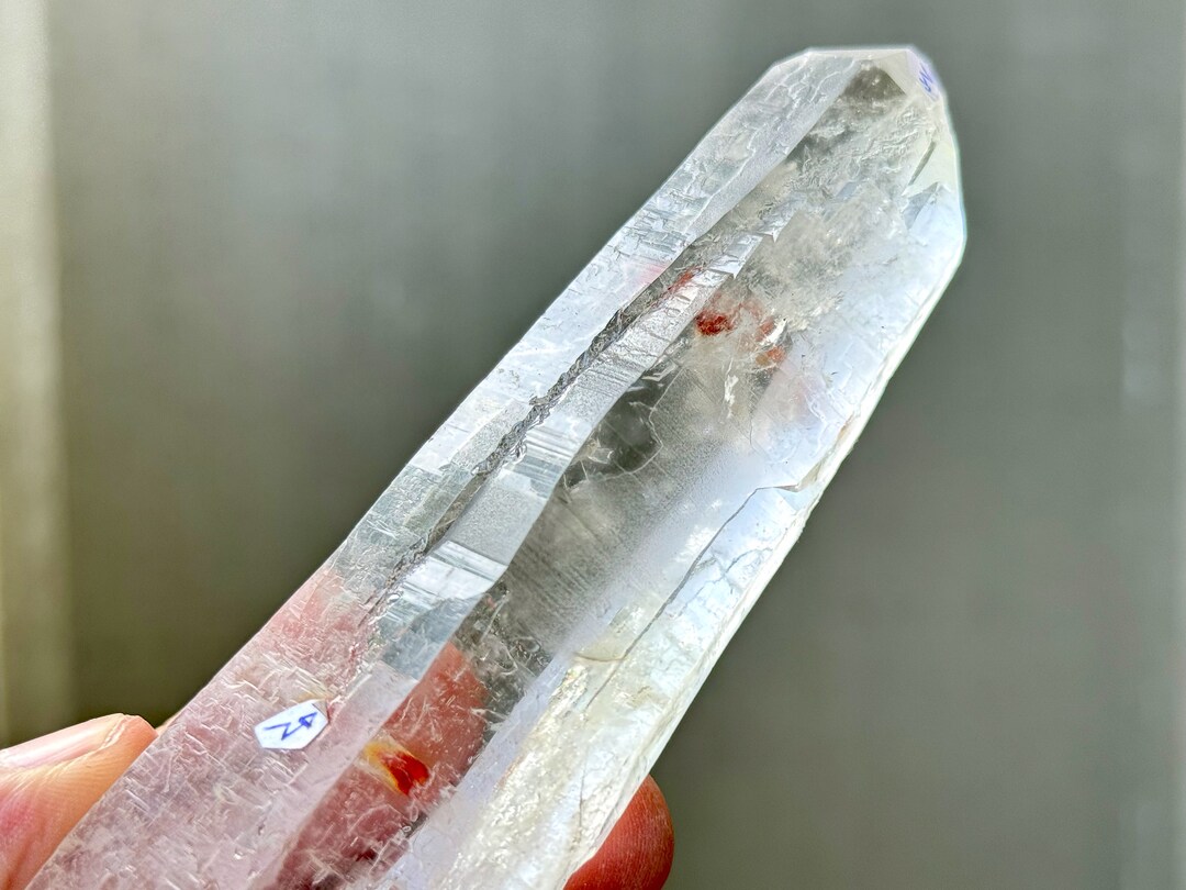 Lightning Strike Laser Quartz With Water Clear Clarity, Rare Find ...