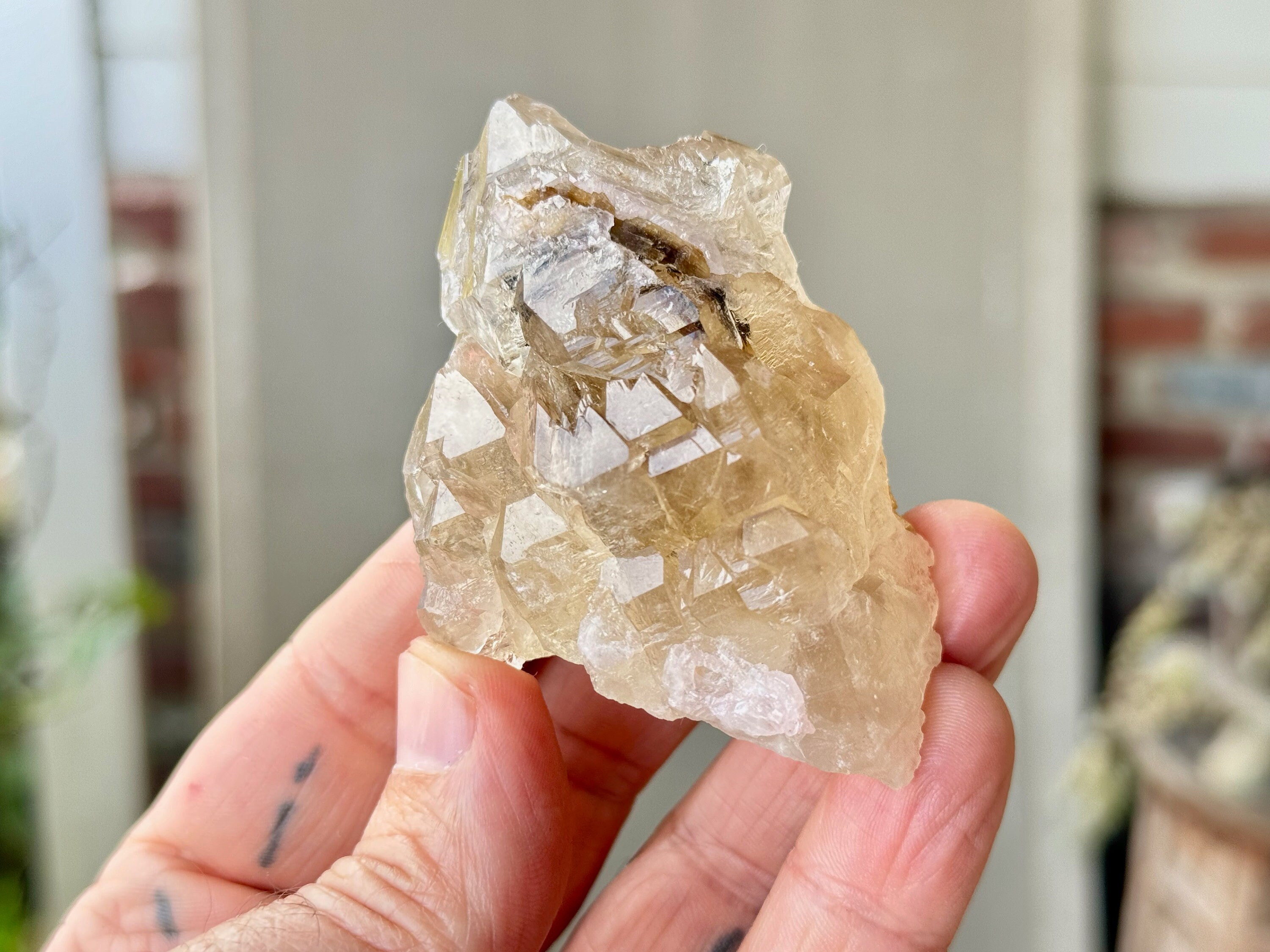 Elestial Citrine with Rare Rose Quartz Inclusion, Hand Selected from ...