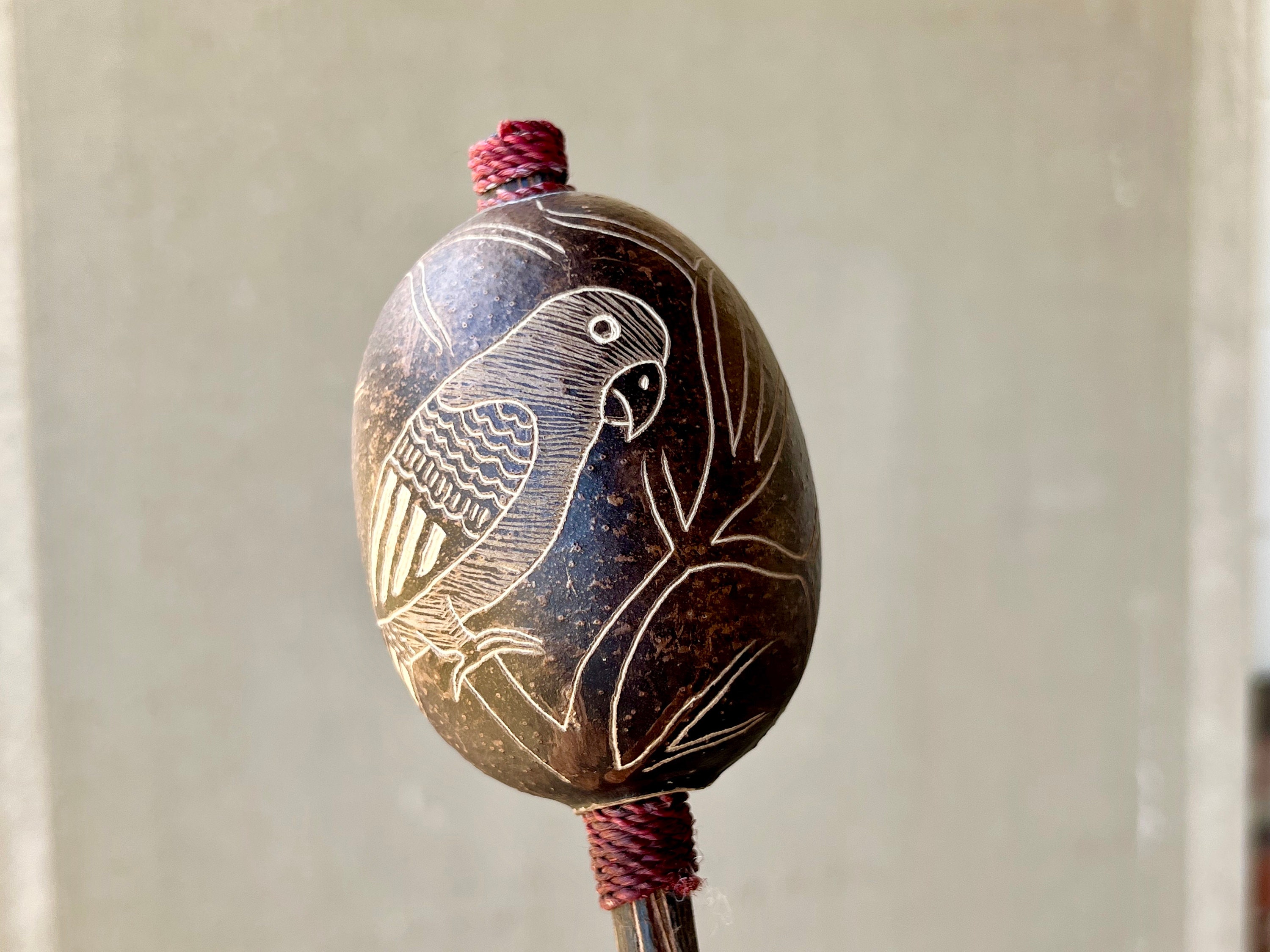 Shaman Rattle, Traditional Shipibo Rattle for Shamanic Plant Medicine ...