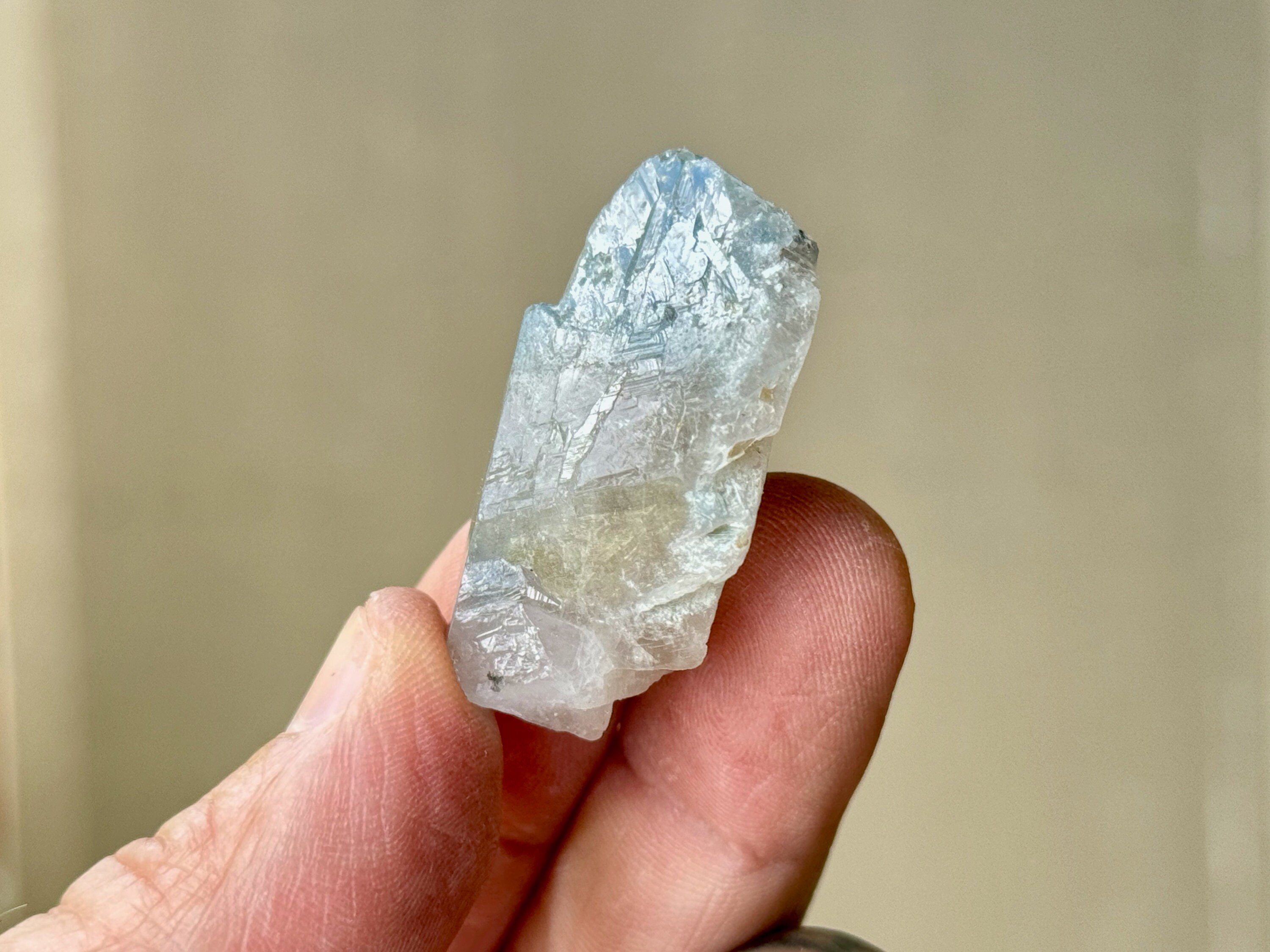 Indicolite Quartz with Pale Blue Tourmaline Inclusion, 22g, Rare Find ...