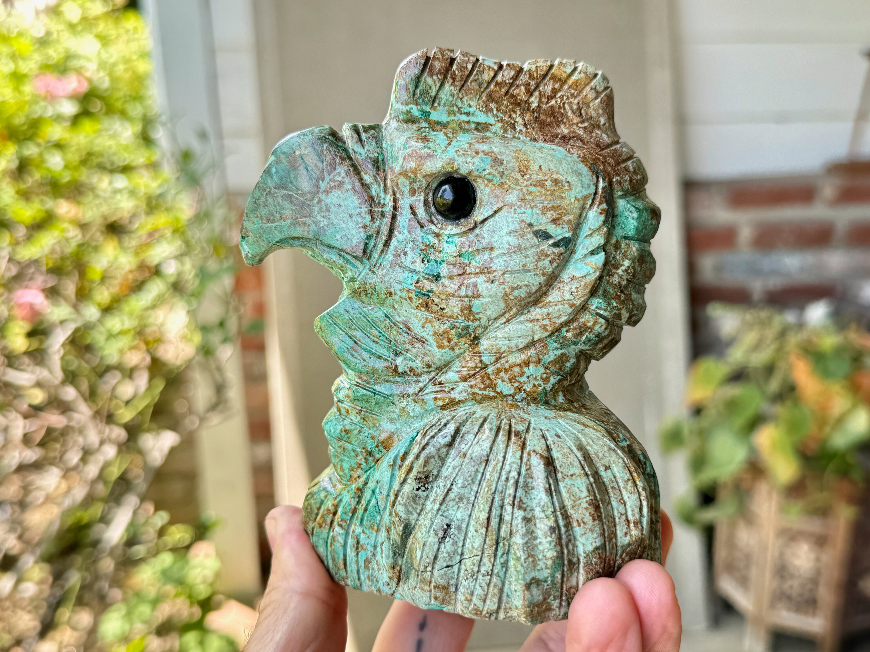 Andean Condor Statue by Peruvian Artist Jacob Sullka, MINOR SCRATCH and ...