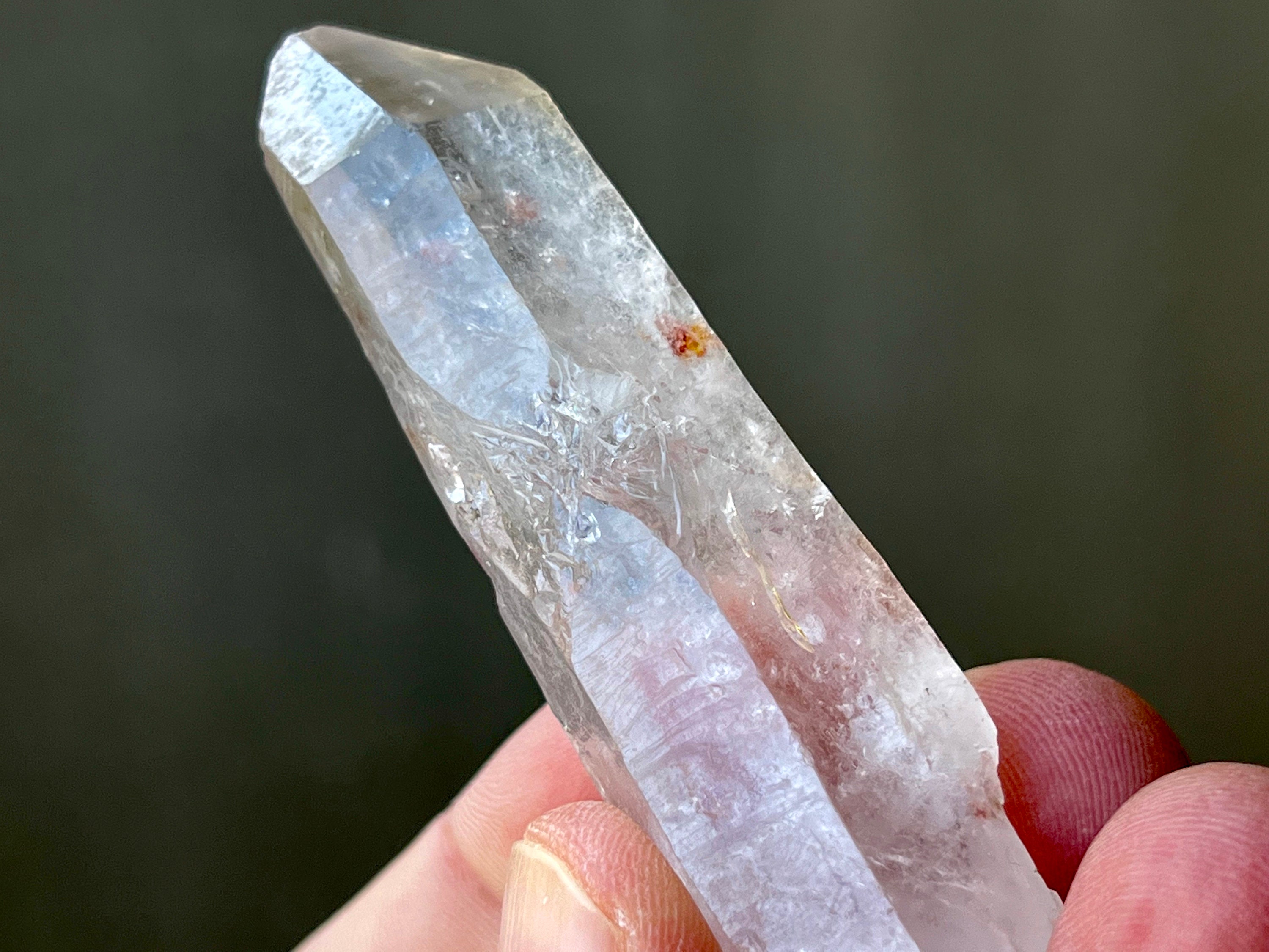 Lightning Strike Laser Quartz Crystal, Rare Find, Amplify Prana and Chi ...
