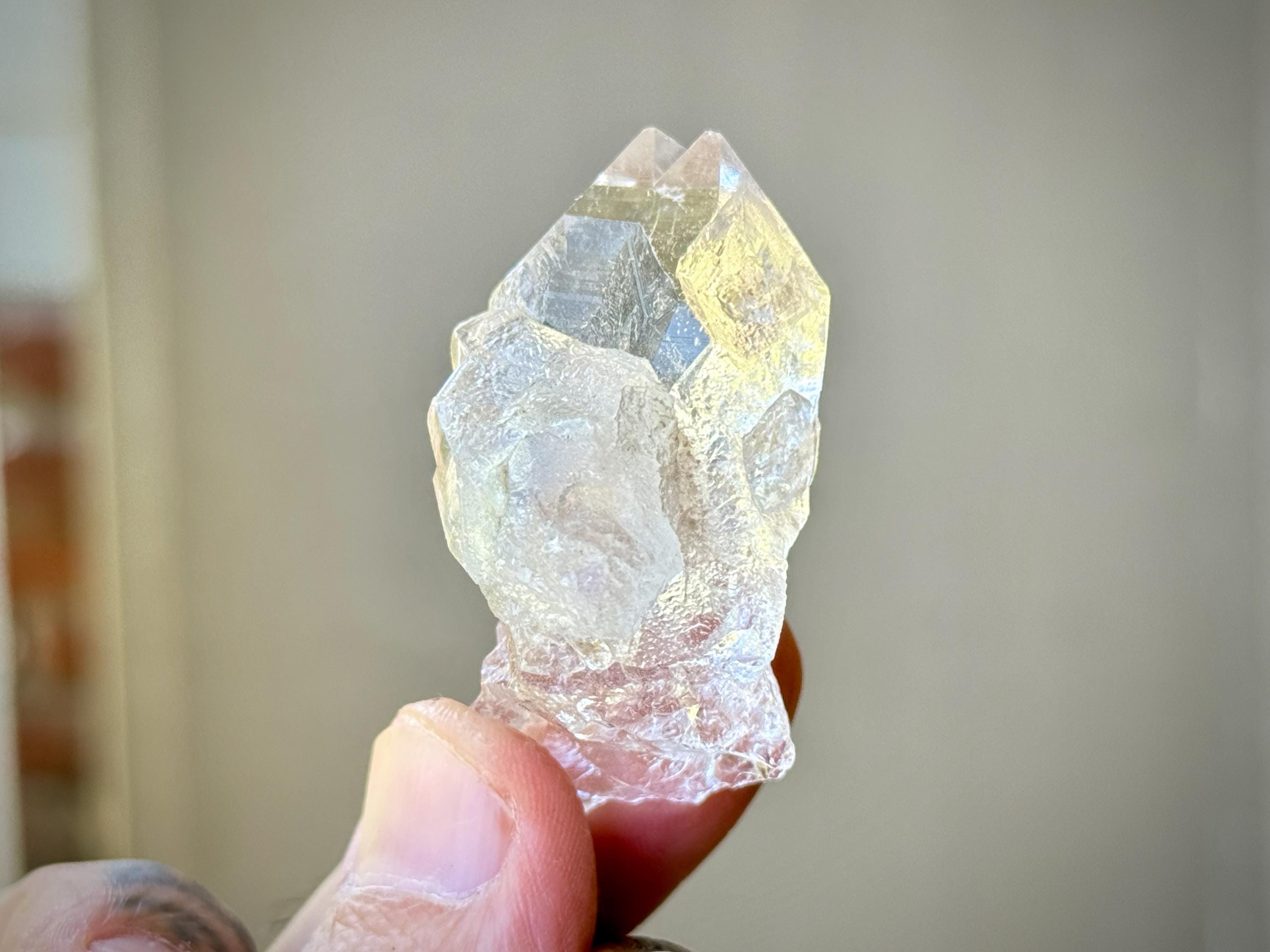 Himalayan Cathedral Quartz, 33g, New Find, Water Clear, High Altitude ...