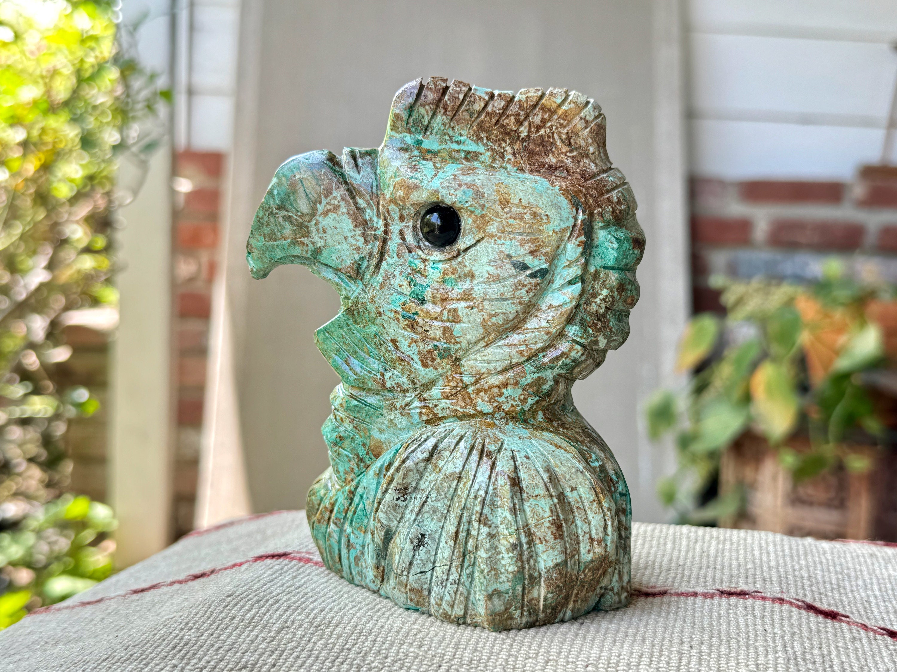 Andean Condor Statue by Peruvian Artist Jacob Sullka, MINOR SCRATCH and ...