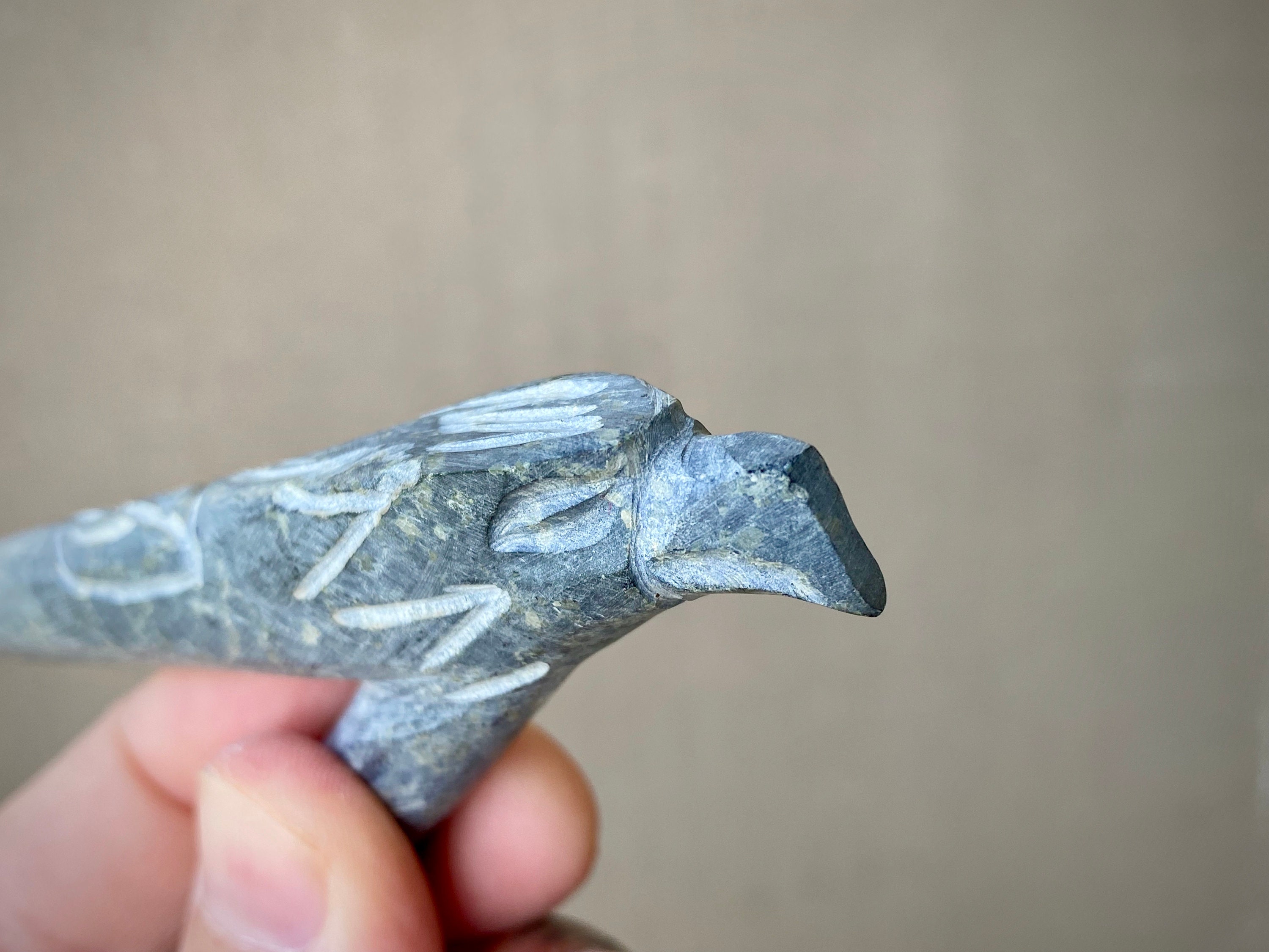 Eagle Kuripe, Carved Stone Kuripe for Rapé, shamanic snuff self ...