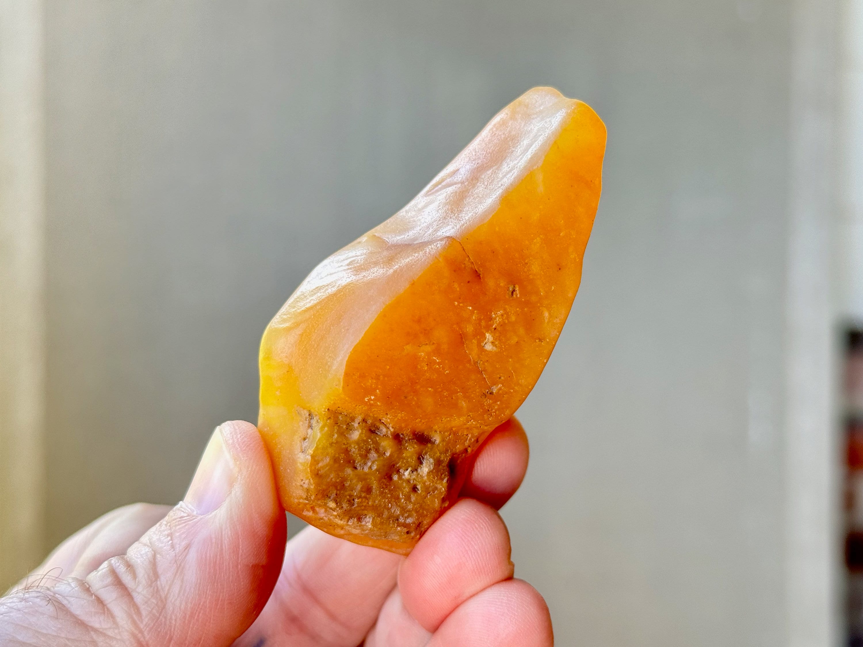 Yellow Jade, Rare Find, Natural Raw Yellow Jade with Vibrant Orange ...