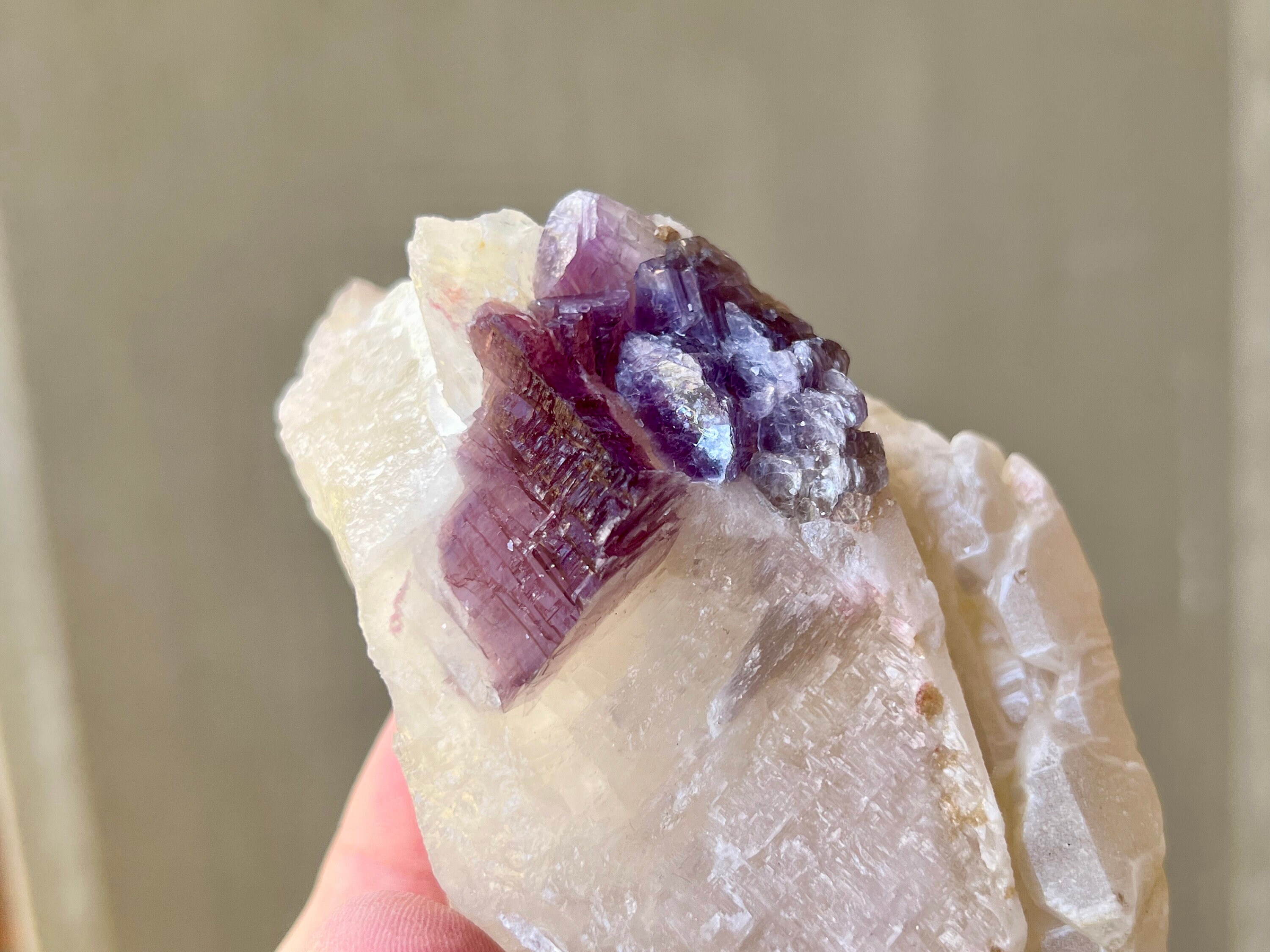Unicorn Stone with Quartz, Gem Lepidolite and Feldspar Inclusions, New ...