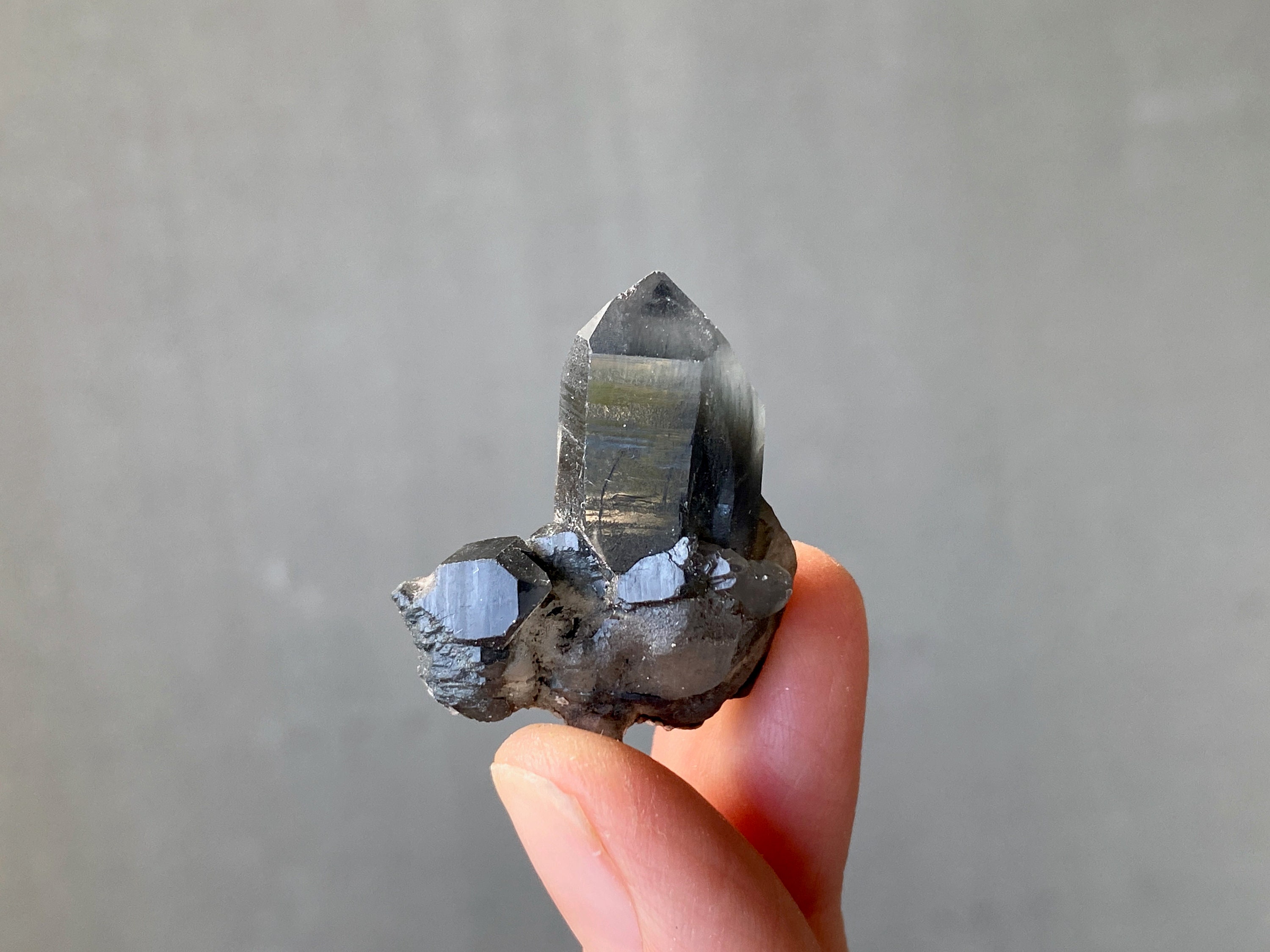 Blue Tara Quartz Lot, 6 Pieces with Vibrant Blue Riebeckite Inclusions ...