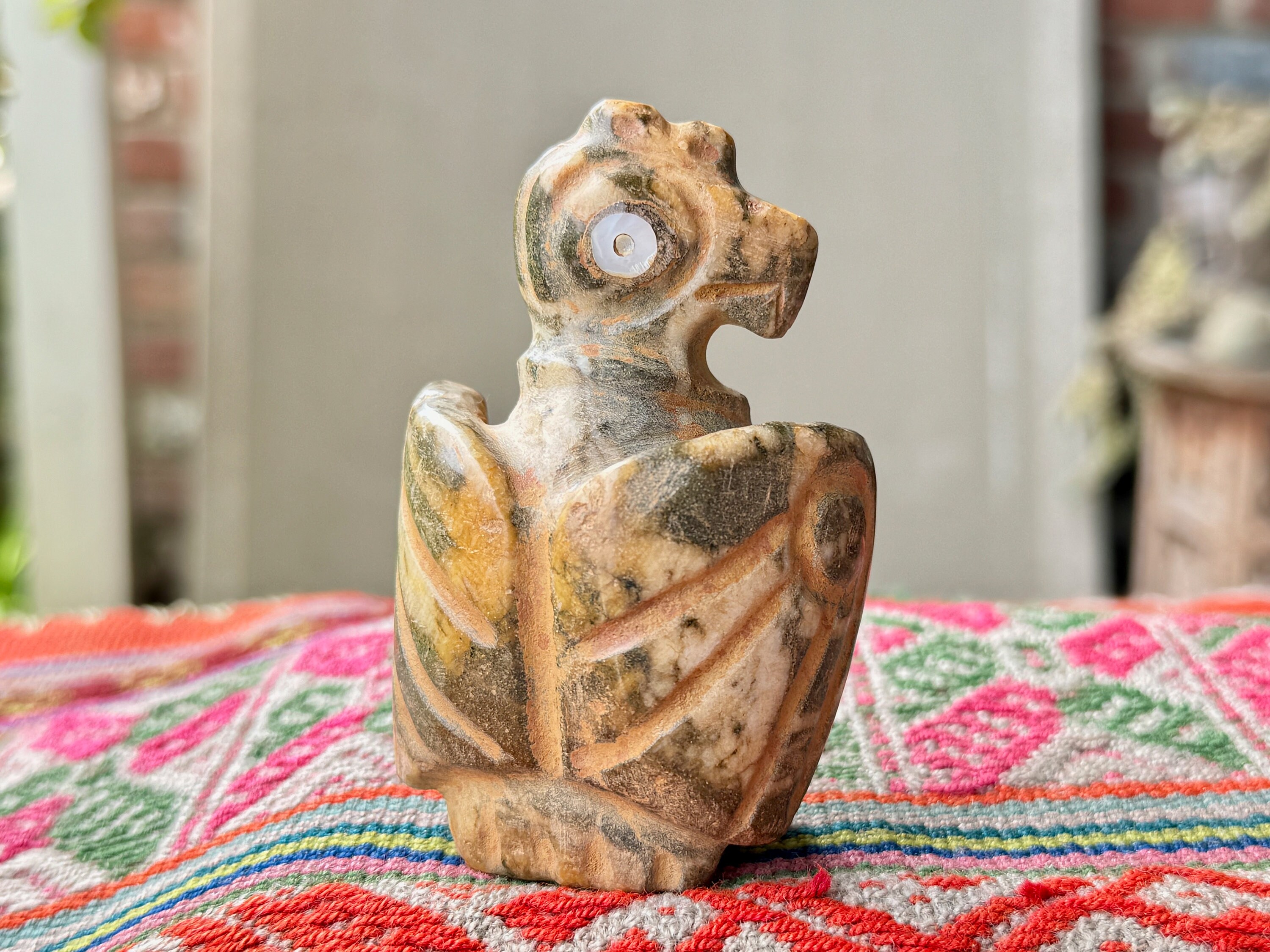 Incan Condor Statue by Peruvian Artist Ruben Layme, Andean Condor Totem ...