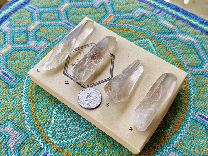 Smoky Lemurian Quartz, Choose ONE of Four, New Find, Serra Do Cabral ...