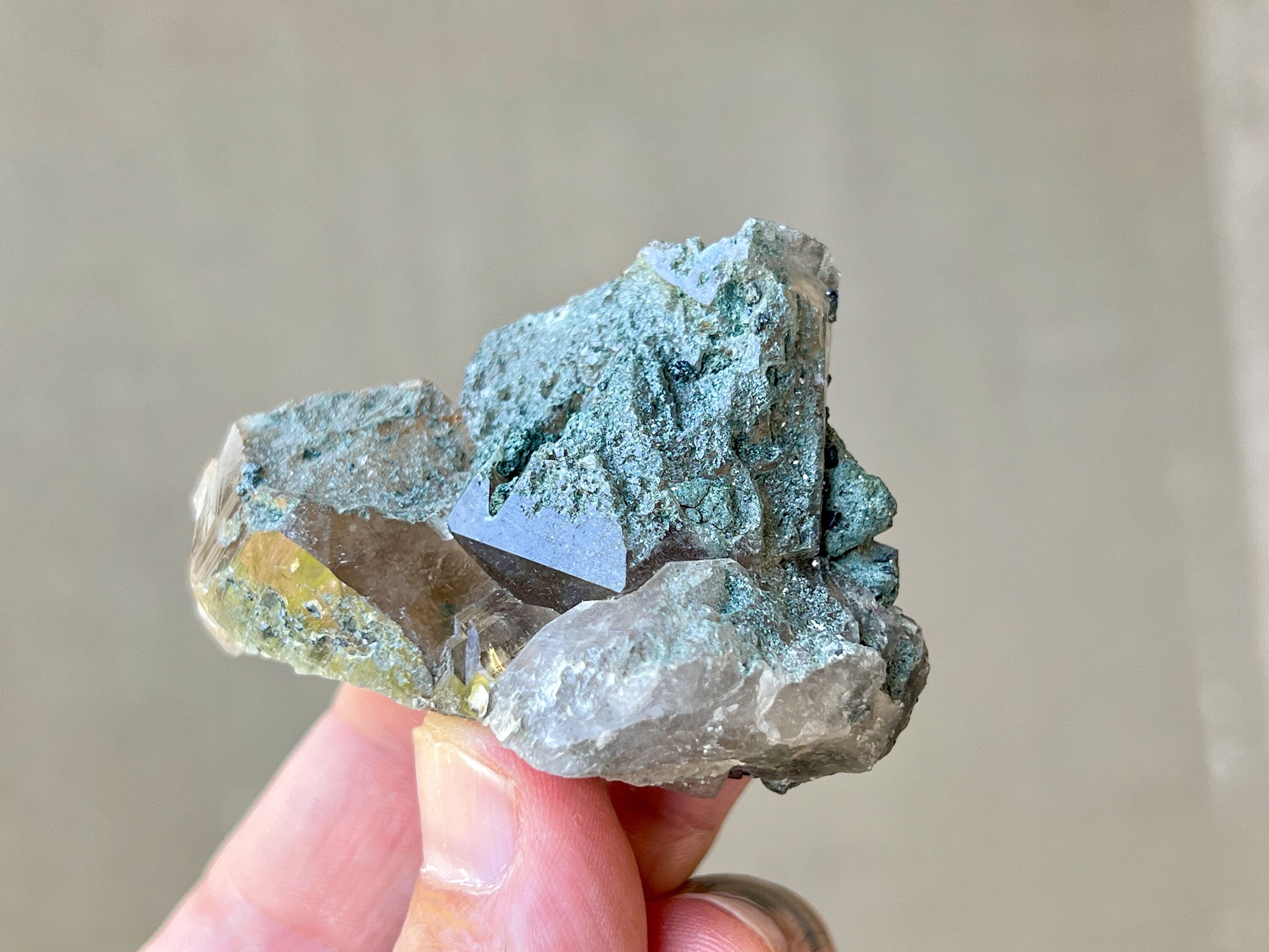 Himalayan Quartz Crystal with Green Chlorite, New Find, High Altitude ...