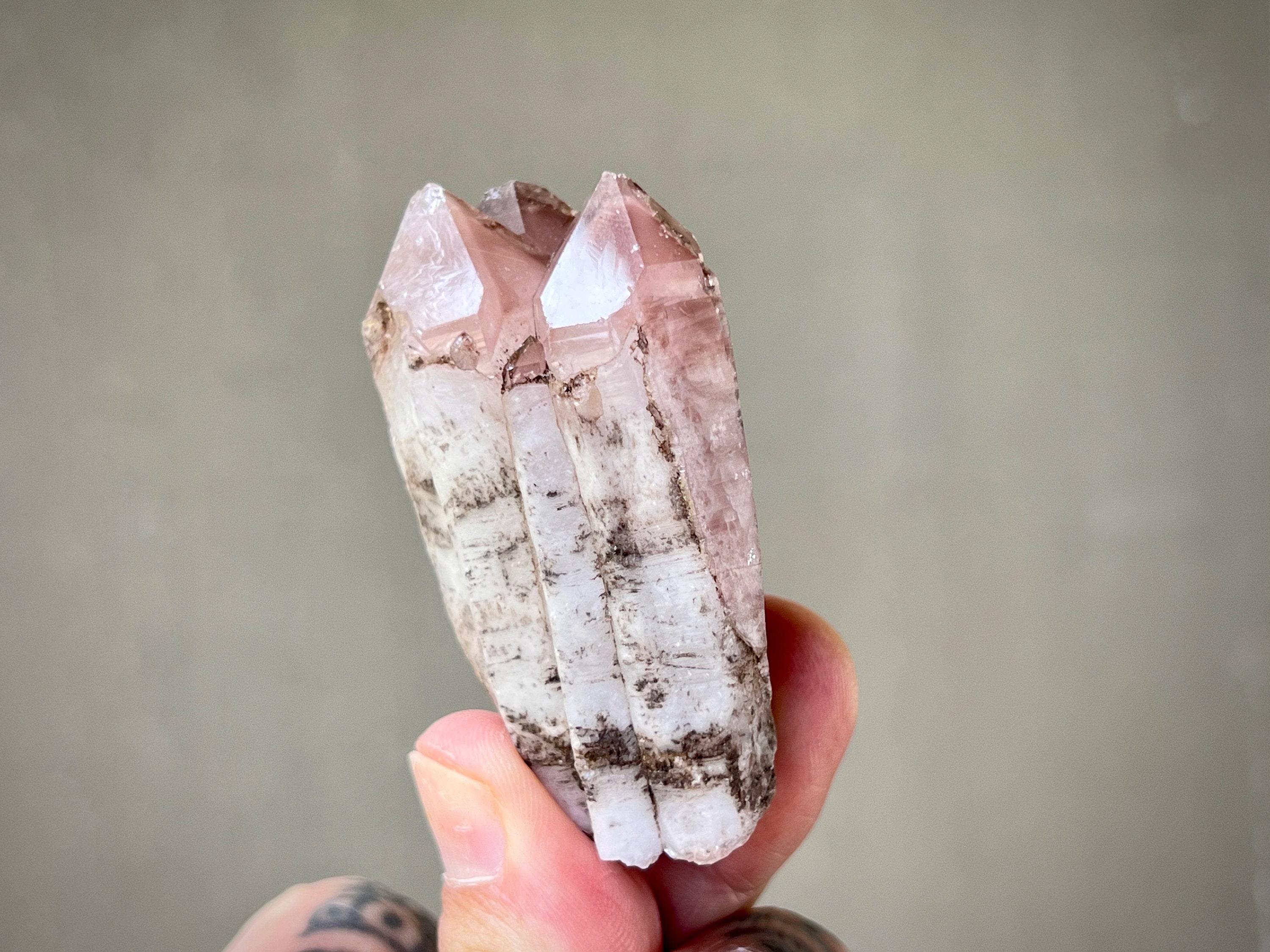 Pink Lithium Phantom Quartz, New Find, Double Terminated, Energetic ...