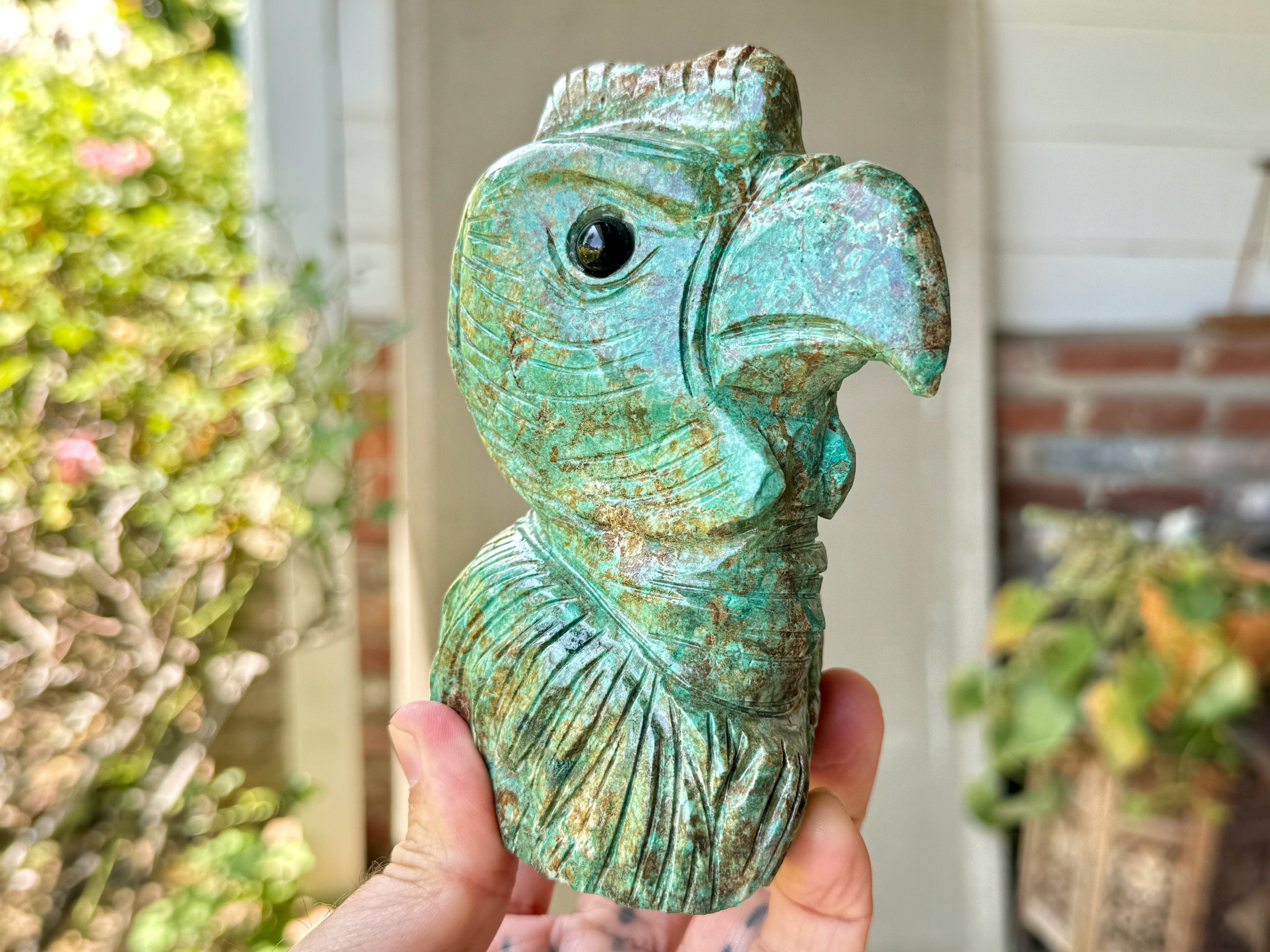 Andean Condor Statue by Peruvian Artist Jacob Sullka, MINOR SCRATCH and ...