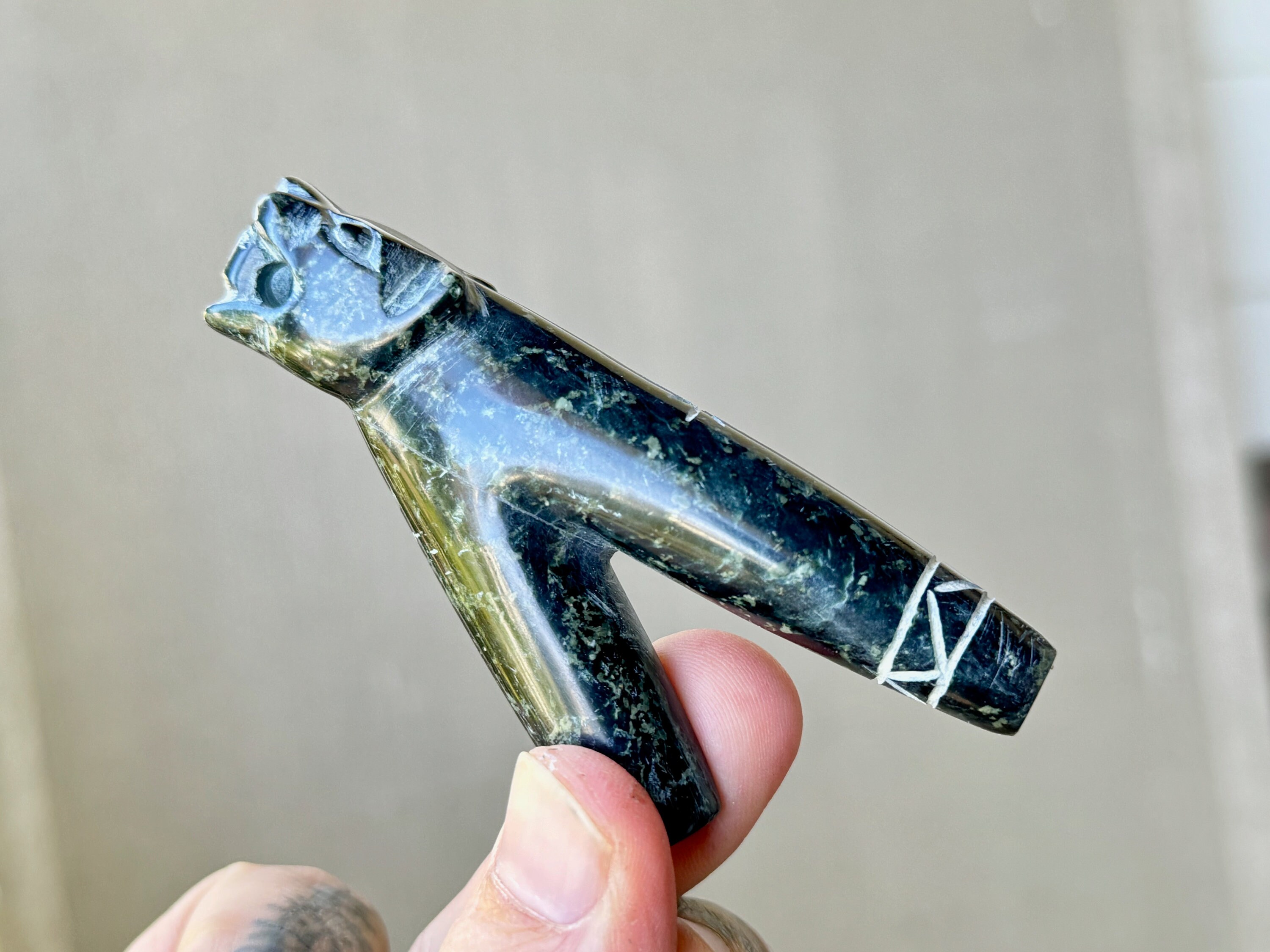 Jaguar Puma Kuripe, Serpentine Stone Kuripe from Peru's Sacred Valley ...