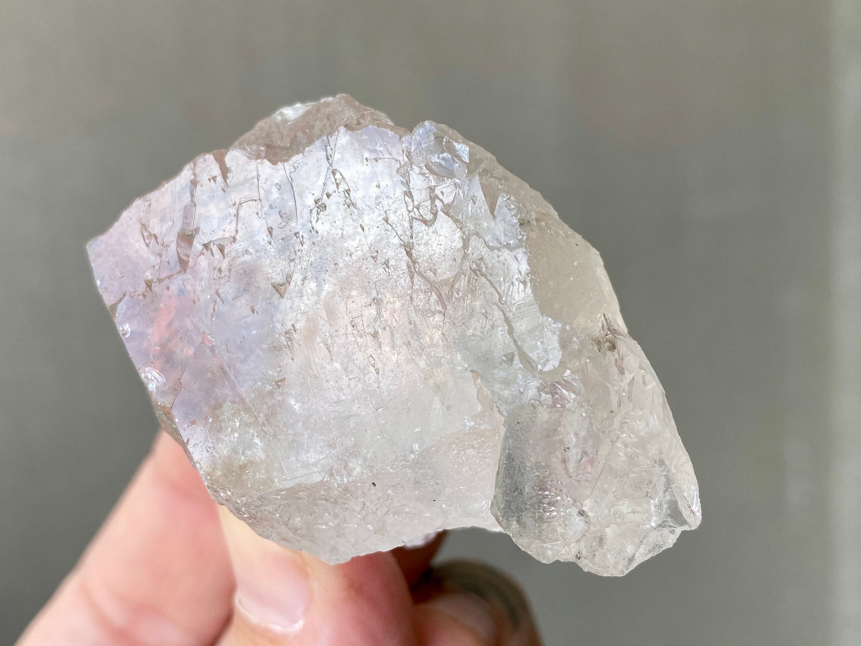 Ice Quartz Crystal, New Find, Hydrothermally Etched, Purification ...