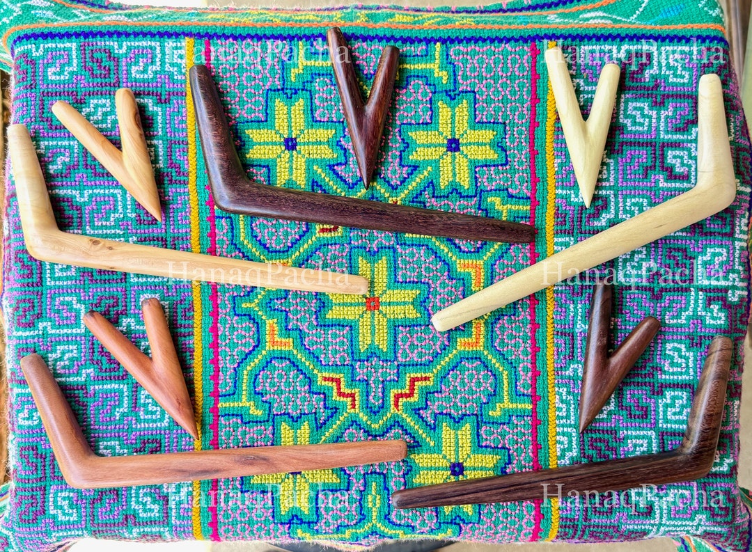 Kuripe and Tepi Set, Traditional Solid Wood Kuripe & Tepi, Handmade ...
