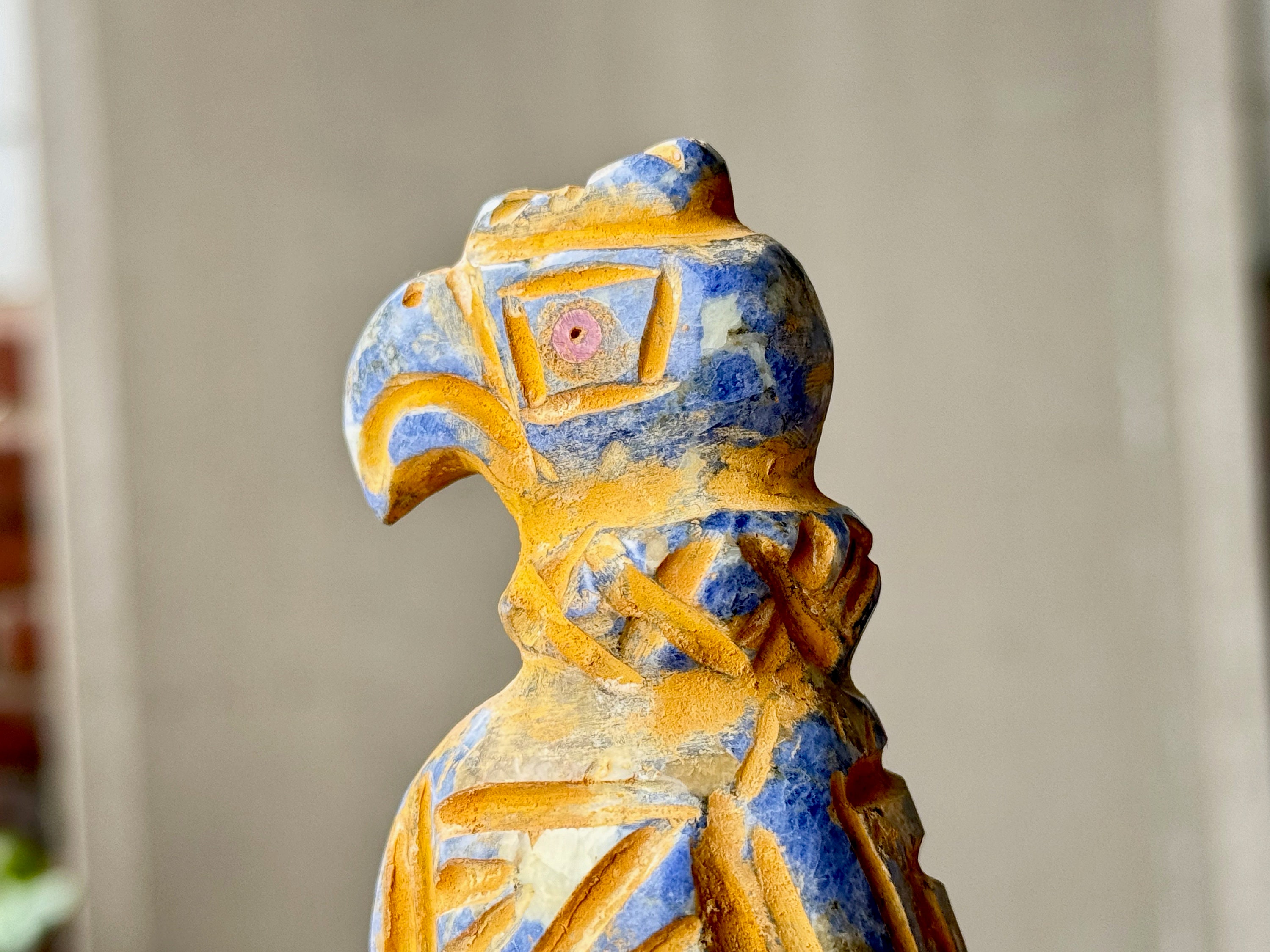 Incan Condor Statue by Peruvian Artist Ruben Layme, Hand Carved Andean ...