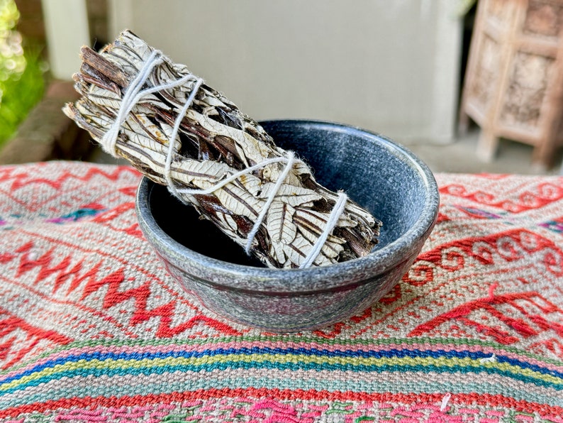Stone Smudge Bowl, Black or Green Marble, Bowl for Burning Palo Santo ...