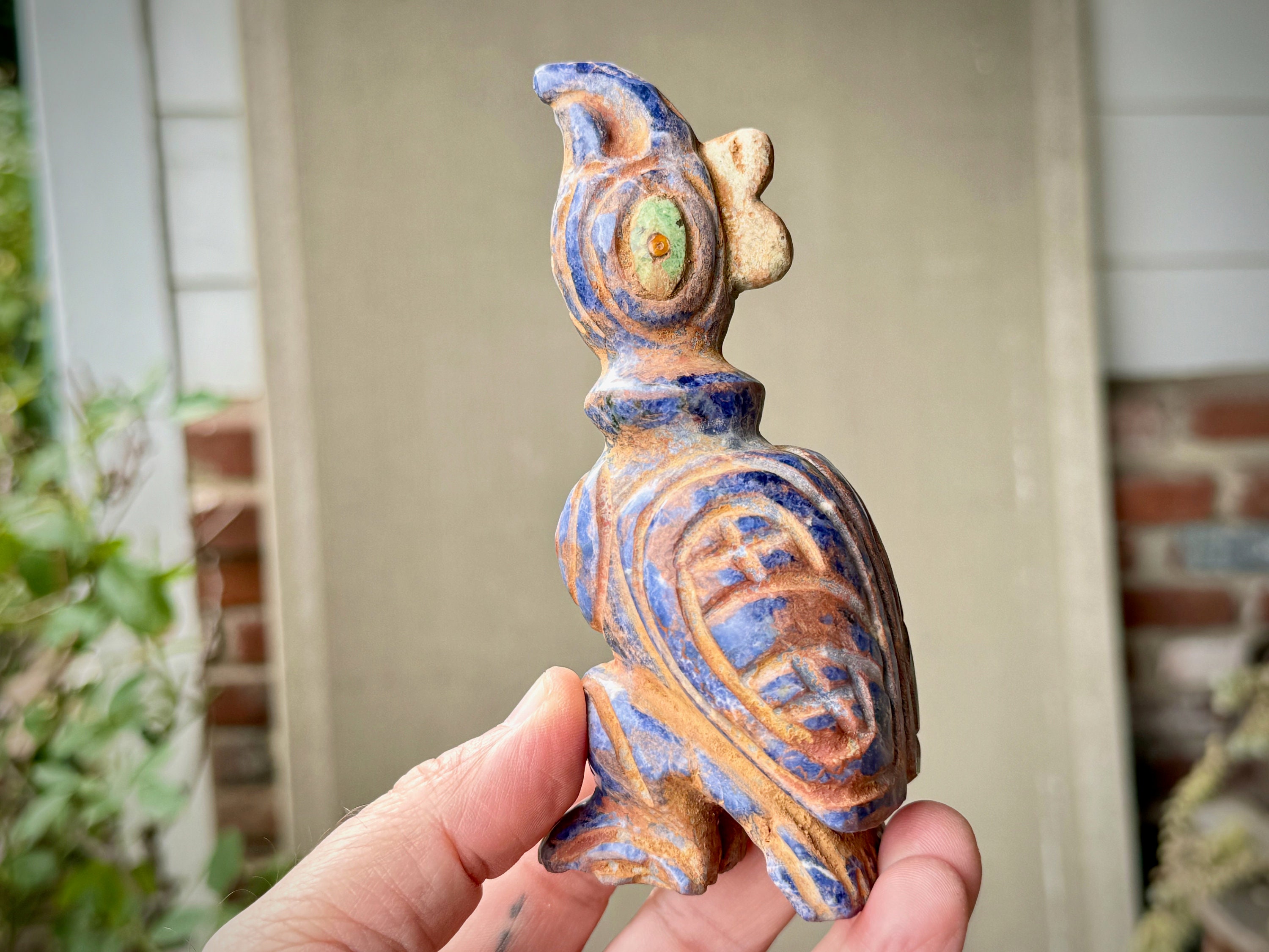 Incan Condor Statue by Peruvian Artist Ruben Layme, Hand Carved Andean ...