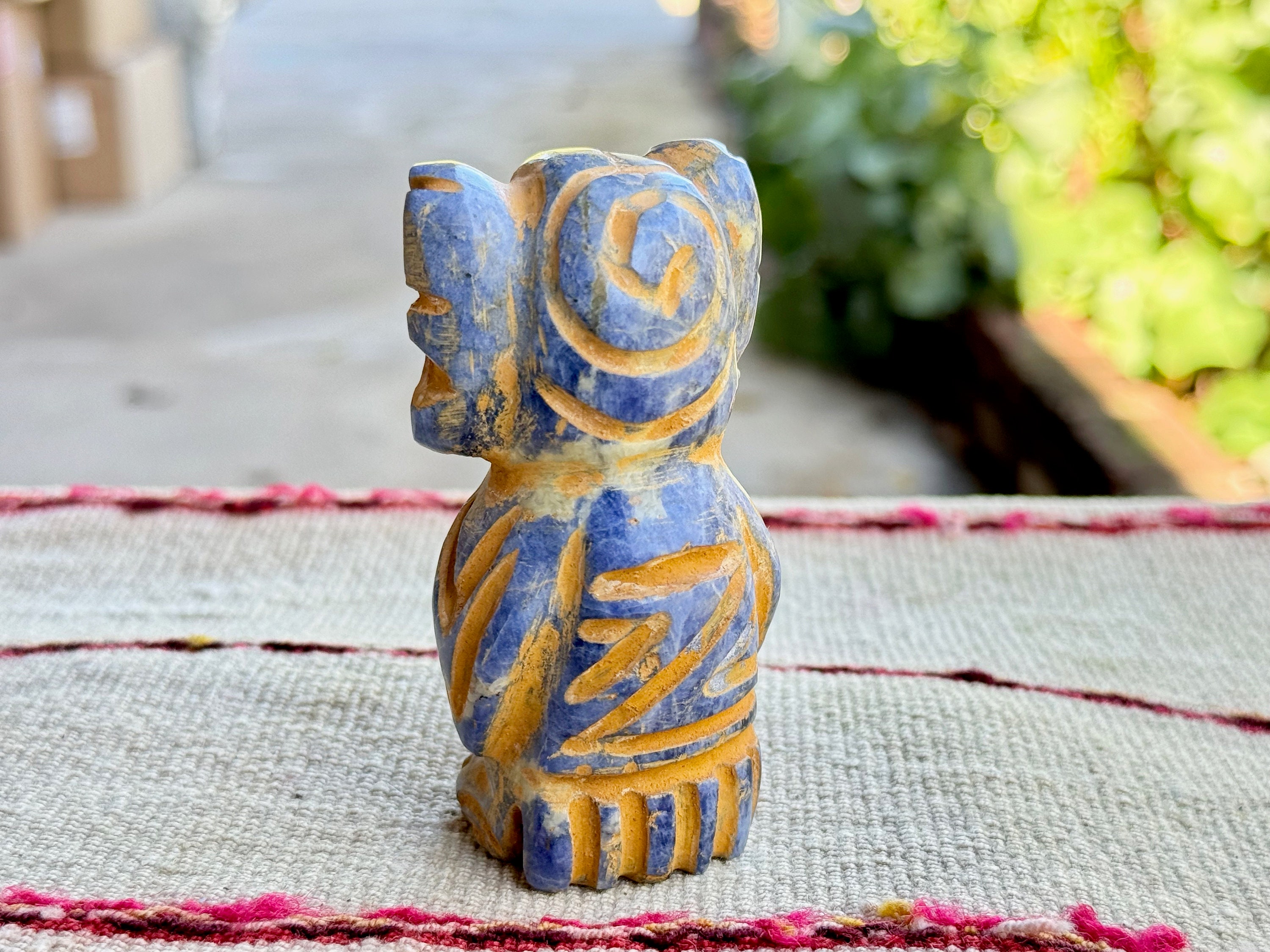 Incan Cosmic Owl Totem by Peruvian Artist Ruben Layme, Andean Owl ...