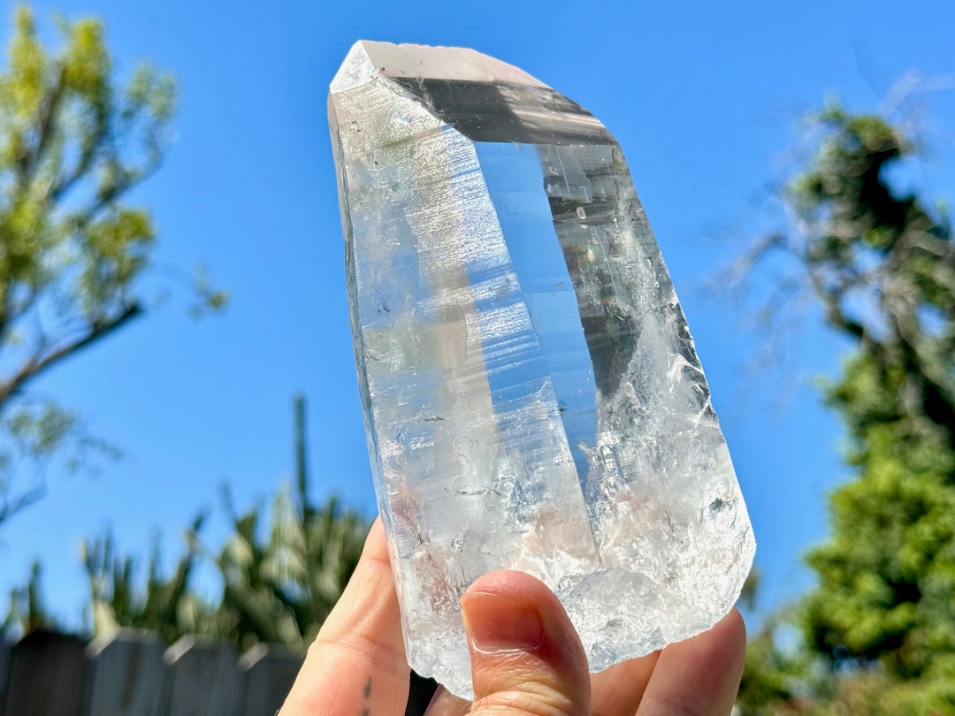 Rare Lightning Strike Quartz, Water Clear Tabular Formation, 870g ...