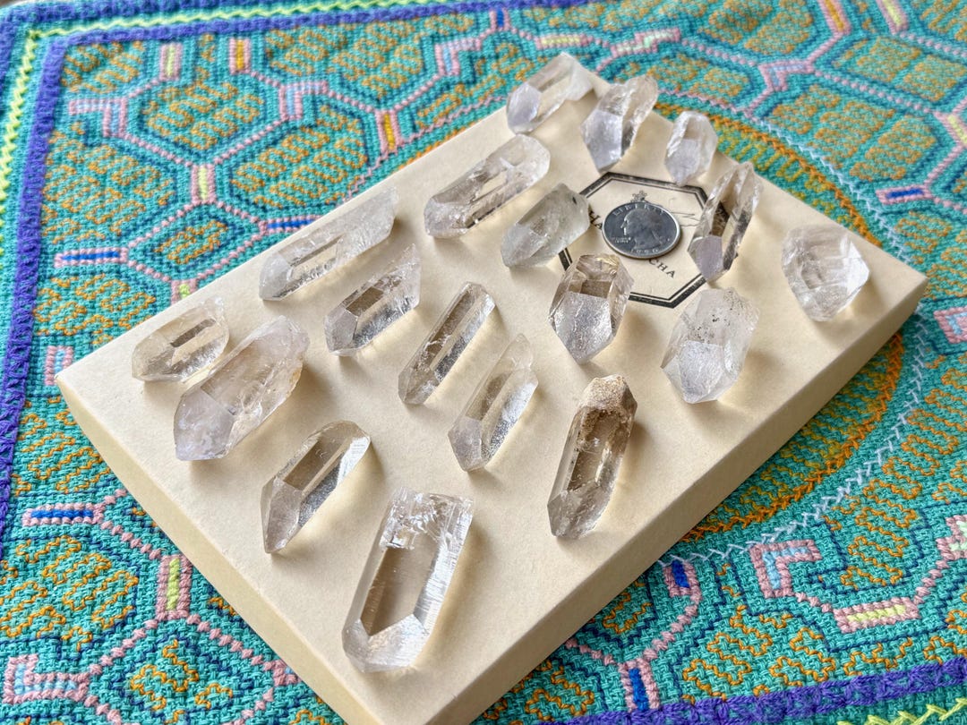 Starbrary Quartz Lot With Coded Crystals, Trigons and Record Keepers ...