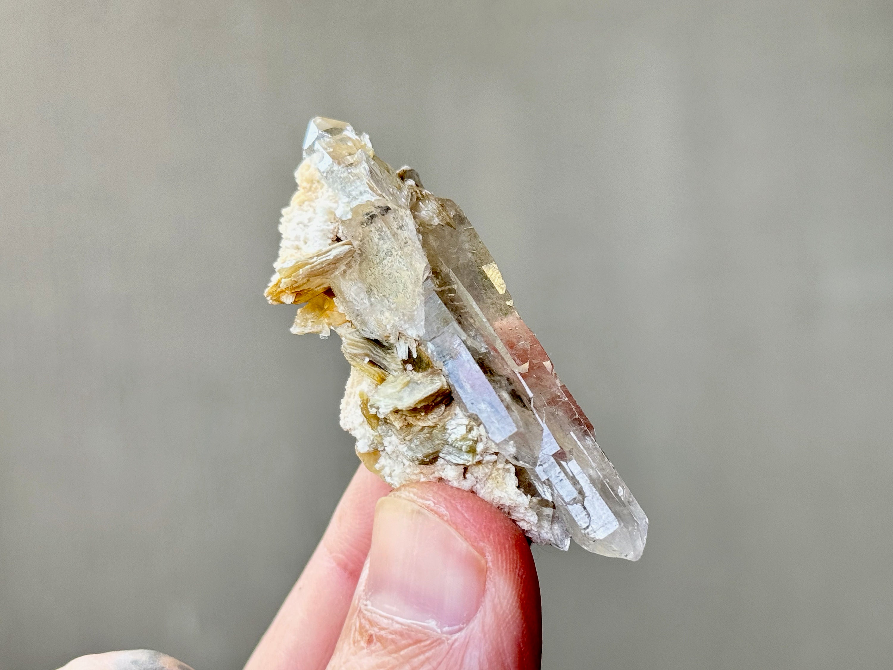 Elestial Quartz with Golden Mica Inclusions, Third Eye and Crown ...