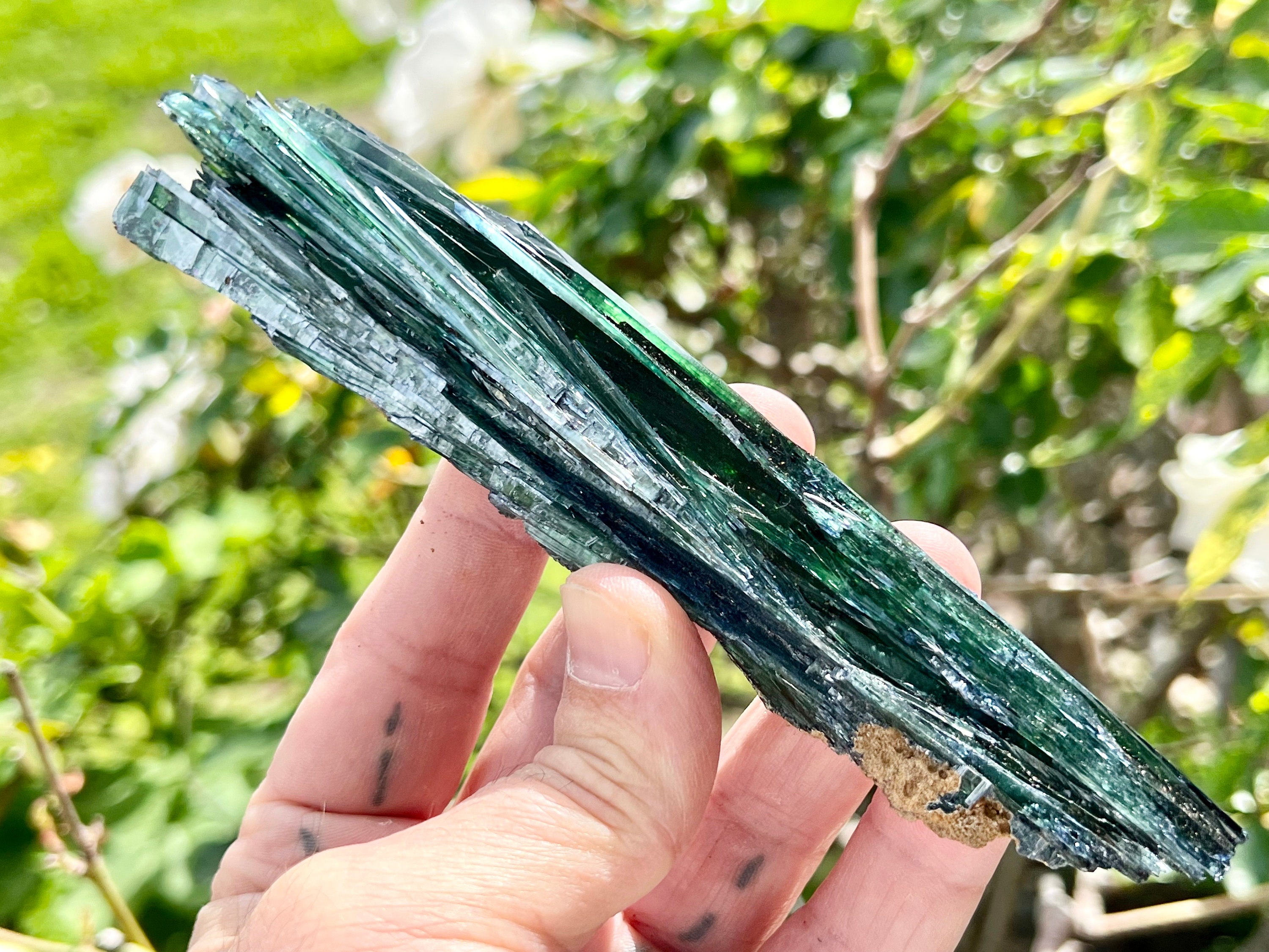 Brazilian Vivianite Crystal, 109g, 6.5, New Find, Beautiful Deep Blue ...