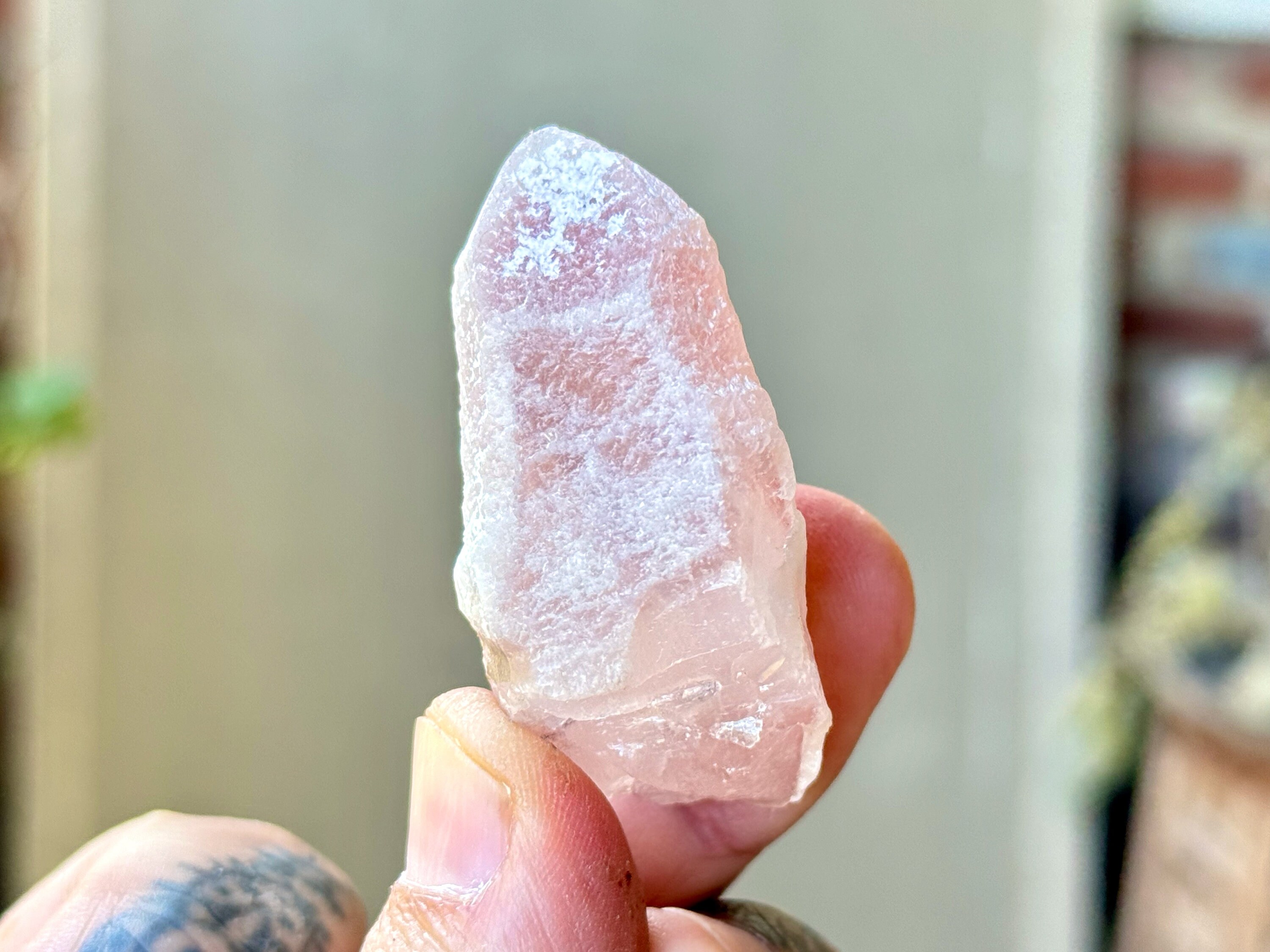 Pink Dreamsicle Lemurian Quartz with Vibrant Pink Hues, New Find, Dream ...
