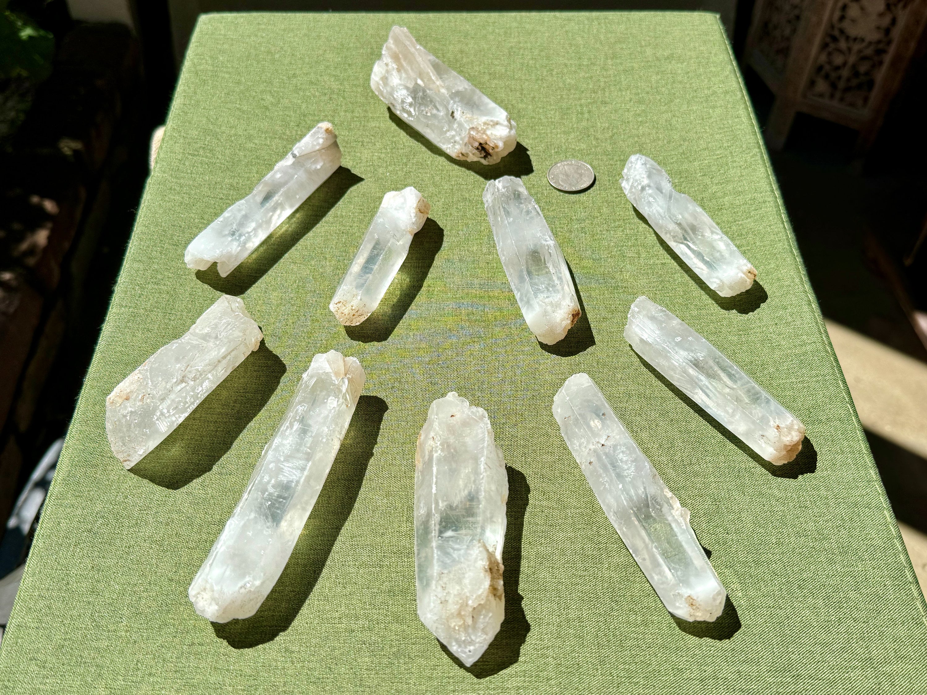 White Tipped Halloysite Quartz Lot, 10 Pieces (1 Kilo) of Angel-Tipped ...