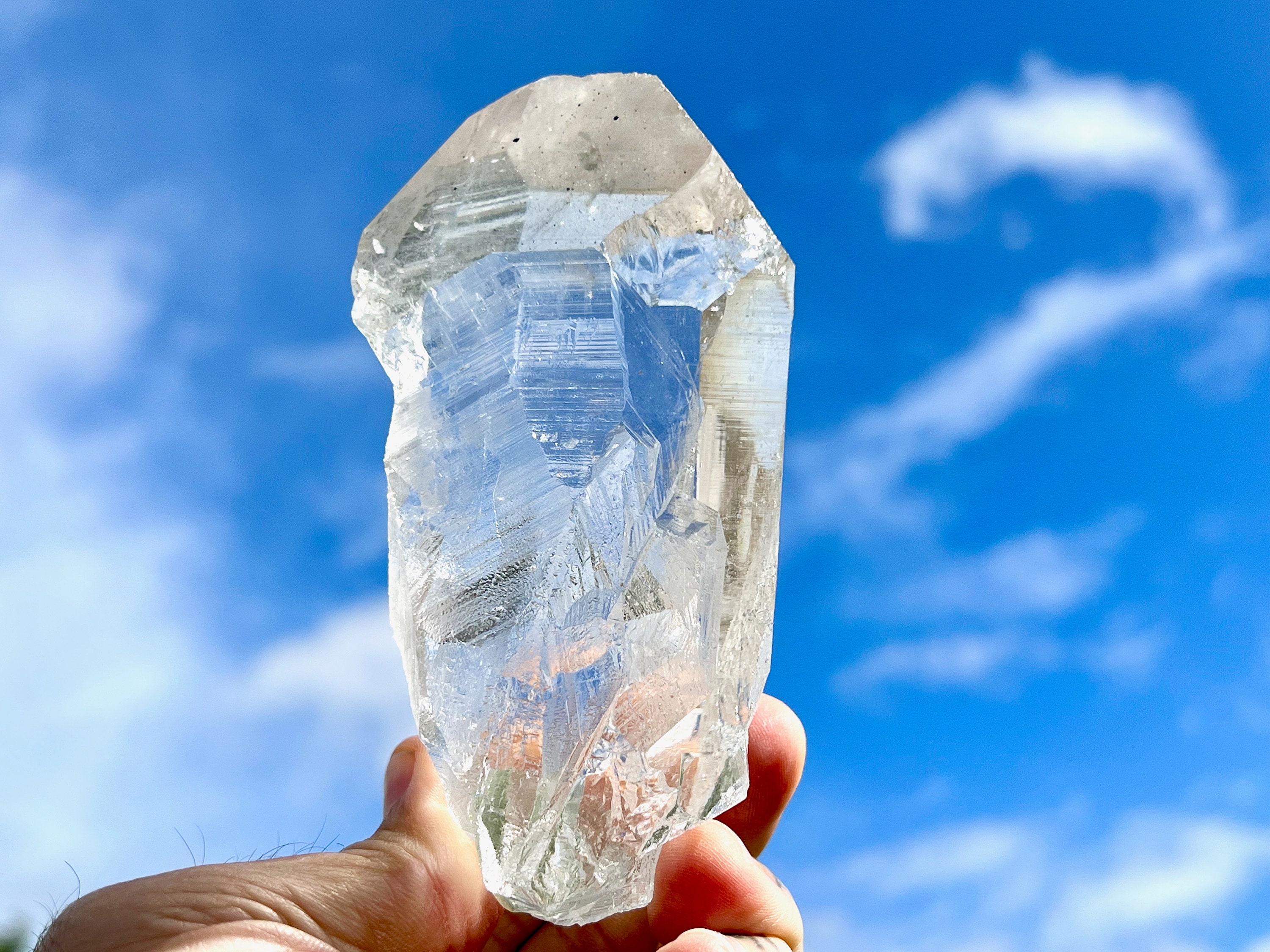 Himalayan Cathedral Quartz with Giant Key Imprint, New Find, Water ...