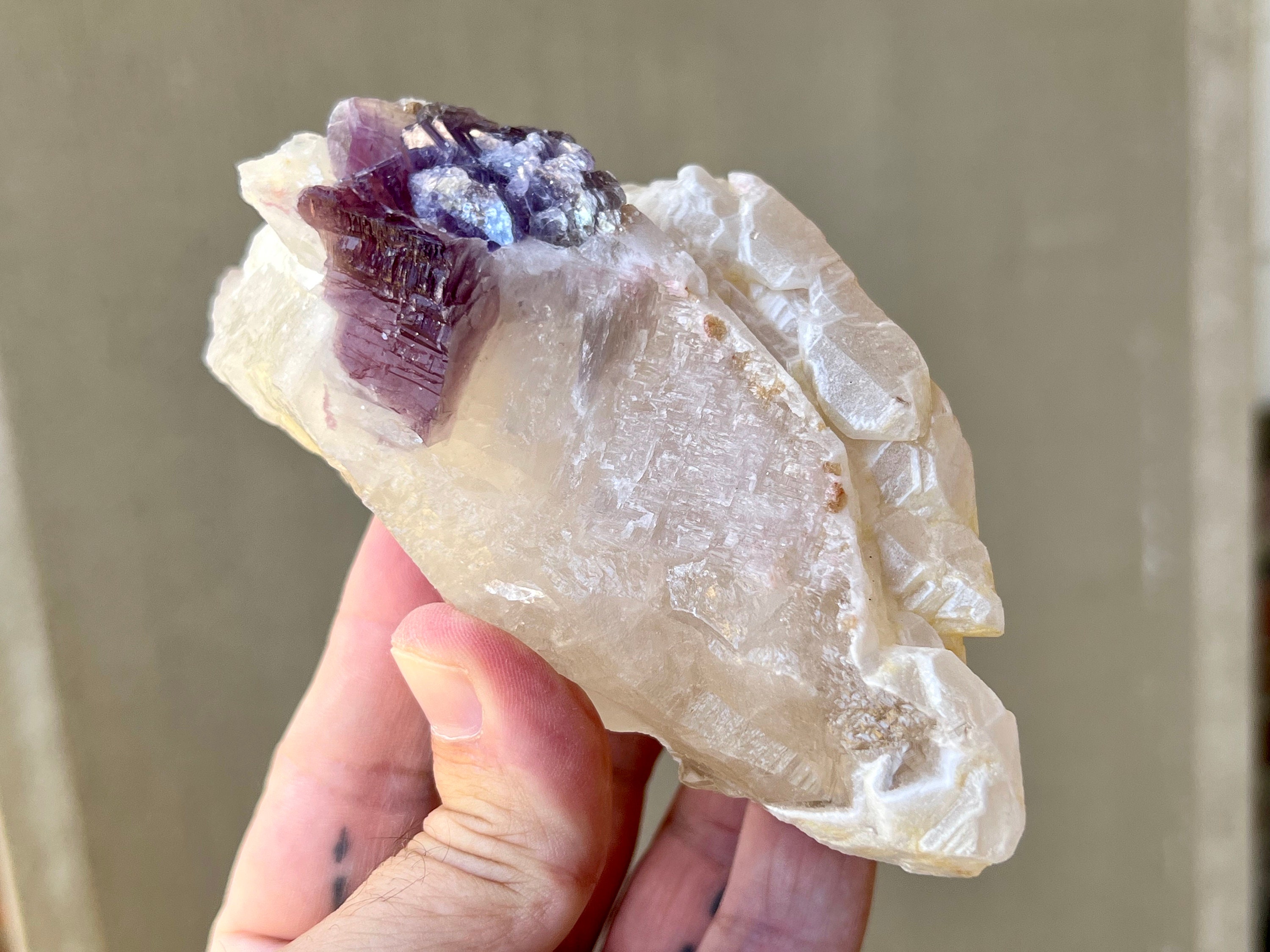Unicorn Stone with Quartz, Gem Lepidolite and Feldspar Inclusions, New ...
