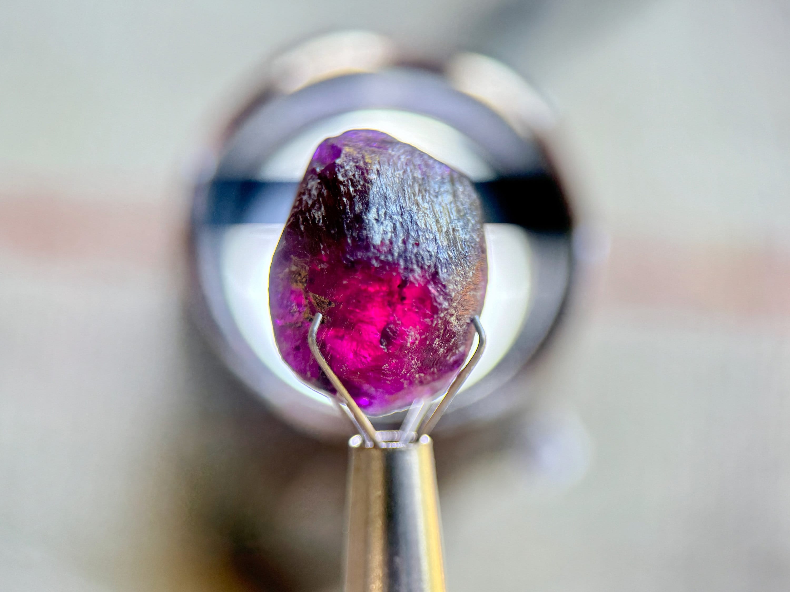 Almandine Red Garnet with Vibrant Red Wine Color, 5g, Old Find, Root ...