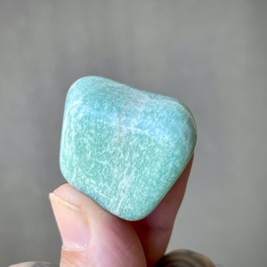 Amazonite, Calming Energy, Heart Chakra and Throat Chakra, Polished Amazonite Tumbles With ...